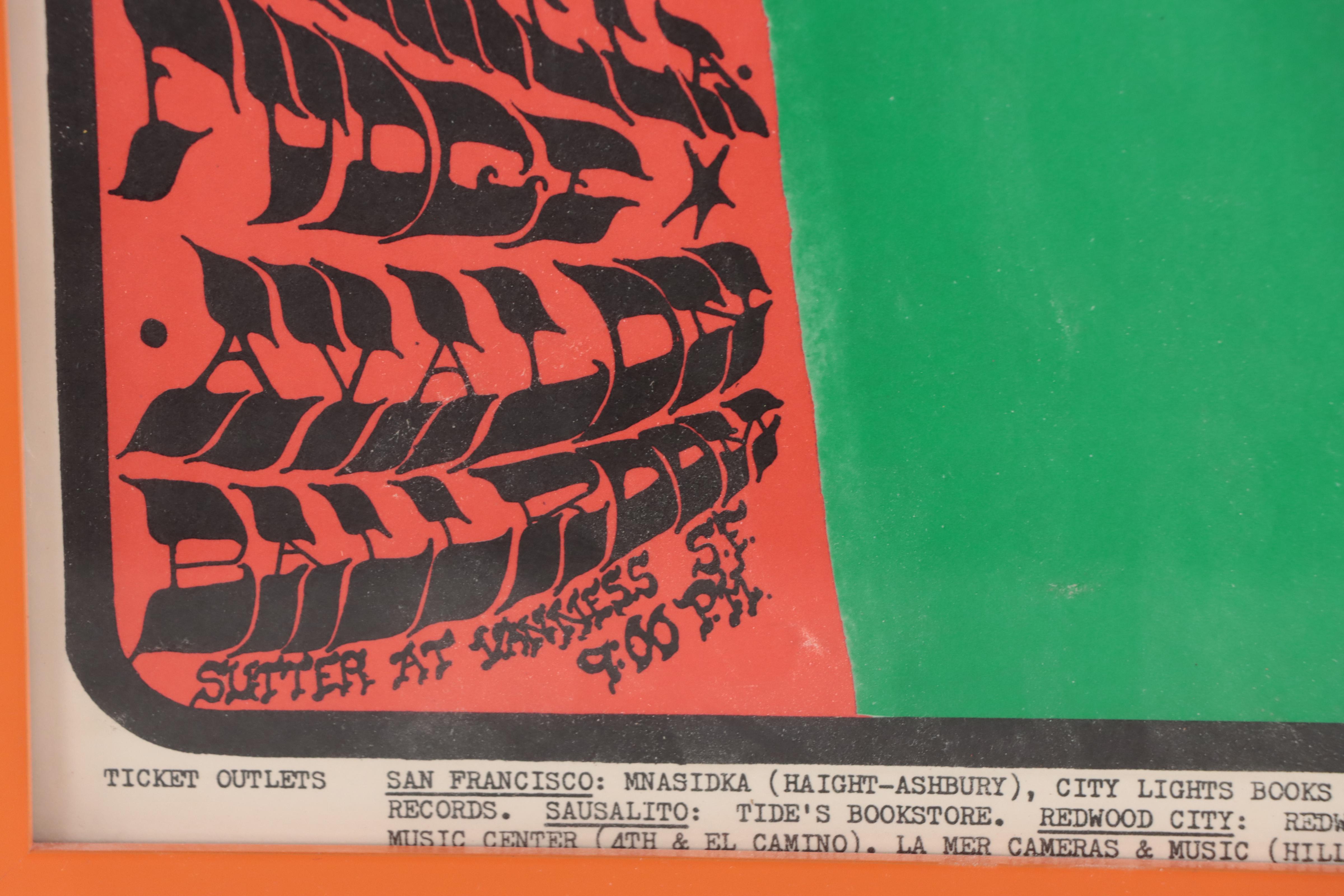 Color Lithograph Concert Poster After Stanley Mouse and Alton Kelley | EBTH