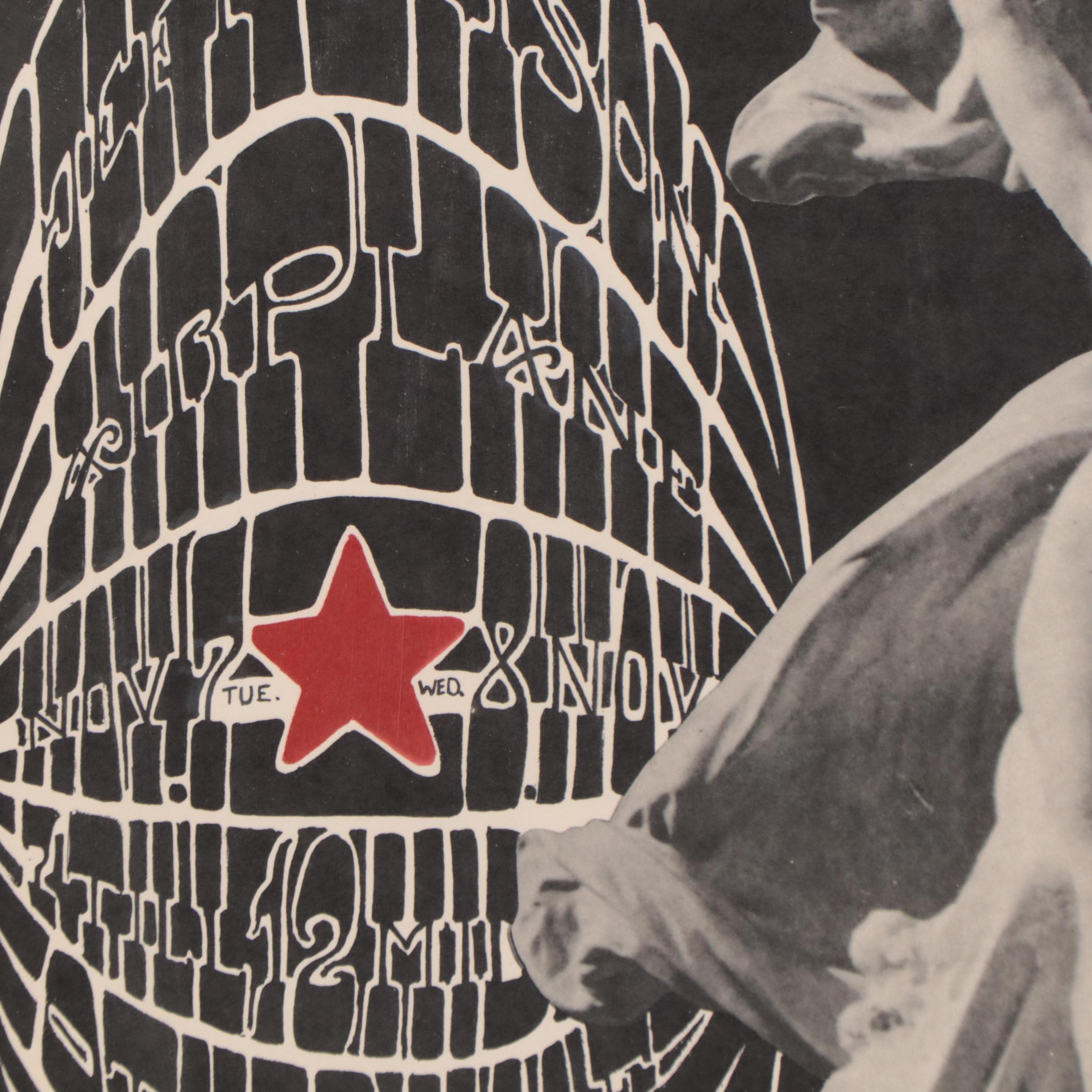 Color Lithograph Concert Poster After Alton Kelley | EBTH