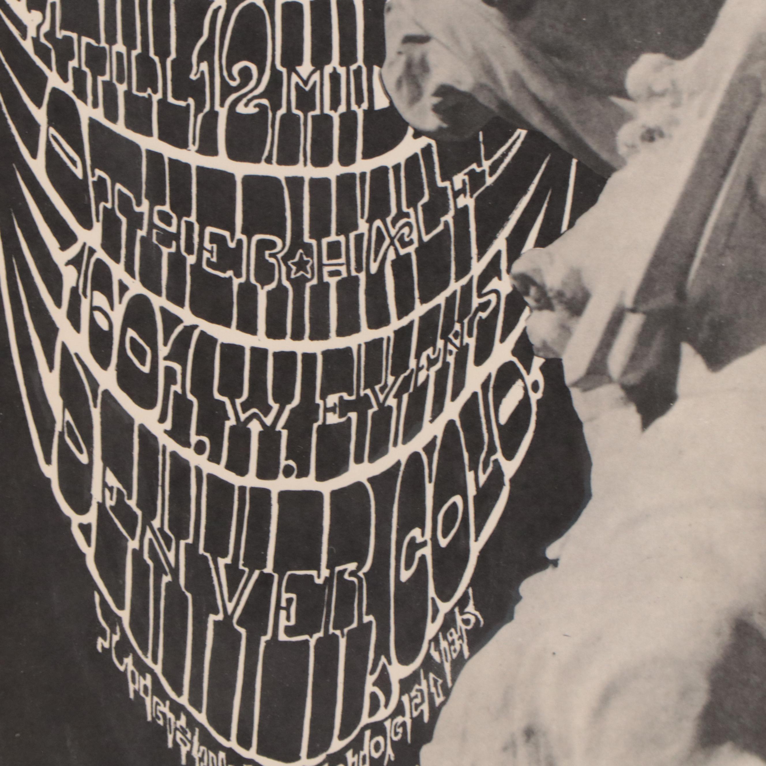 Color Lithograph Concert Poster After Alton Kelley | EBTH