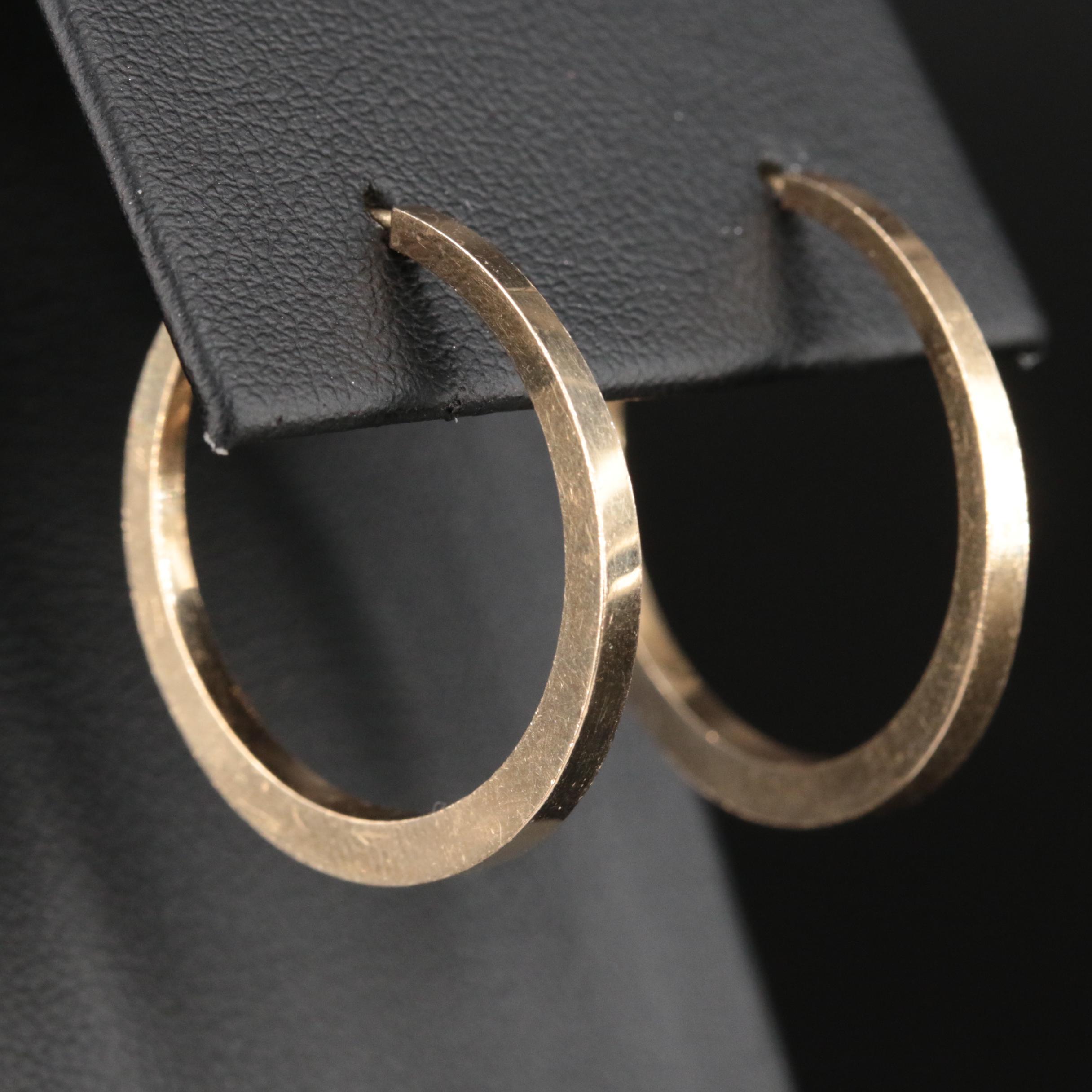 Richard Messina 14K Hoop Earrings | EBTH
