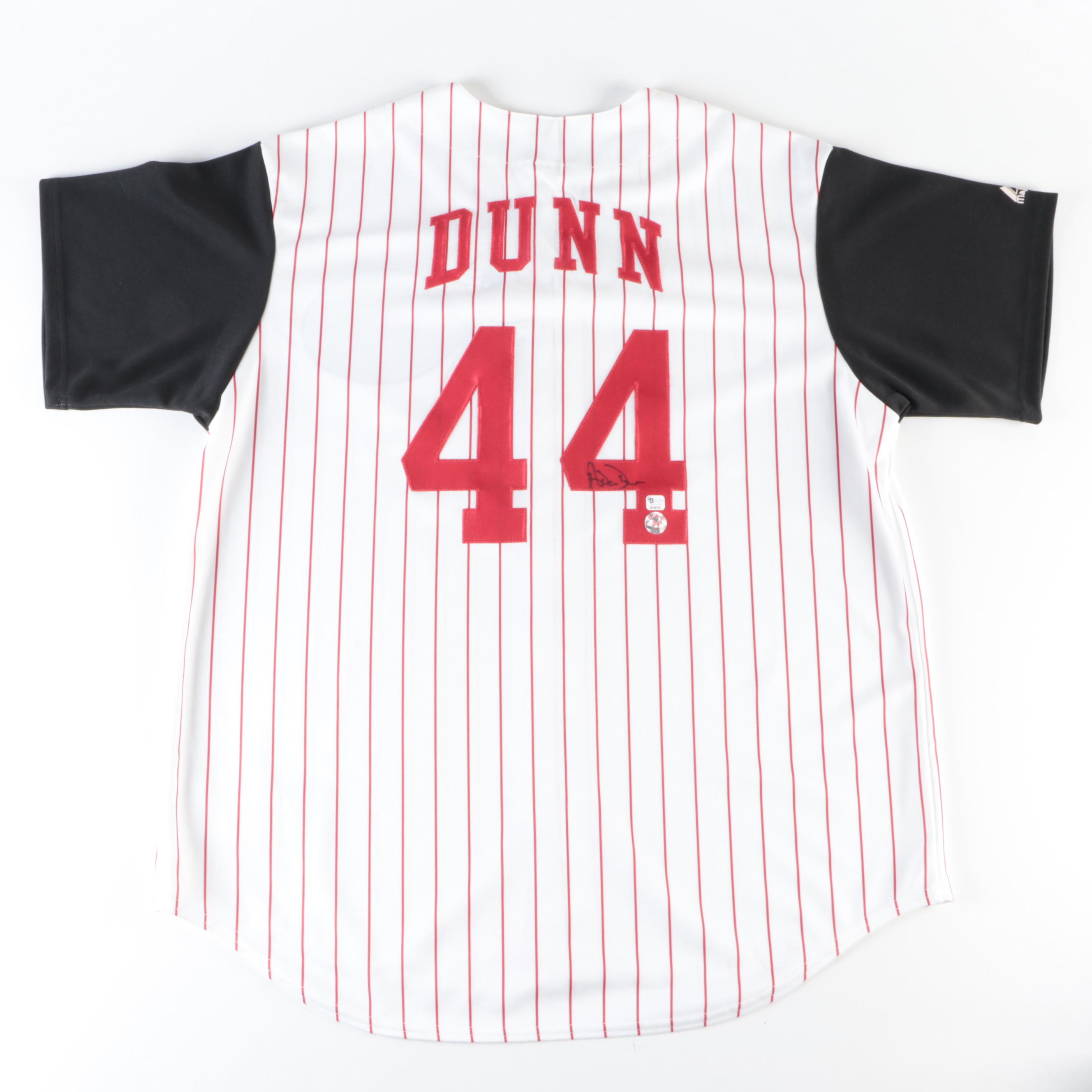 Adam Dunn and Austin Kearns Signed Cincinnati Reds Baseball Jerseys | EBTH