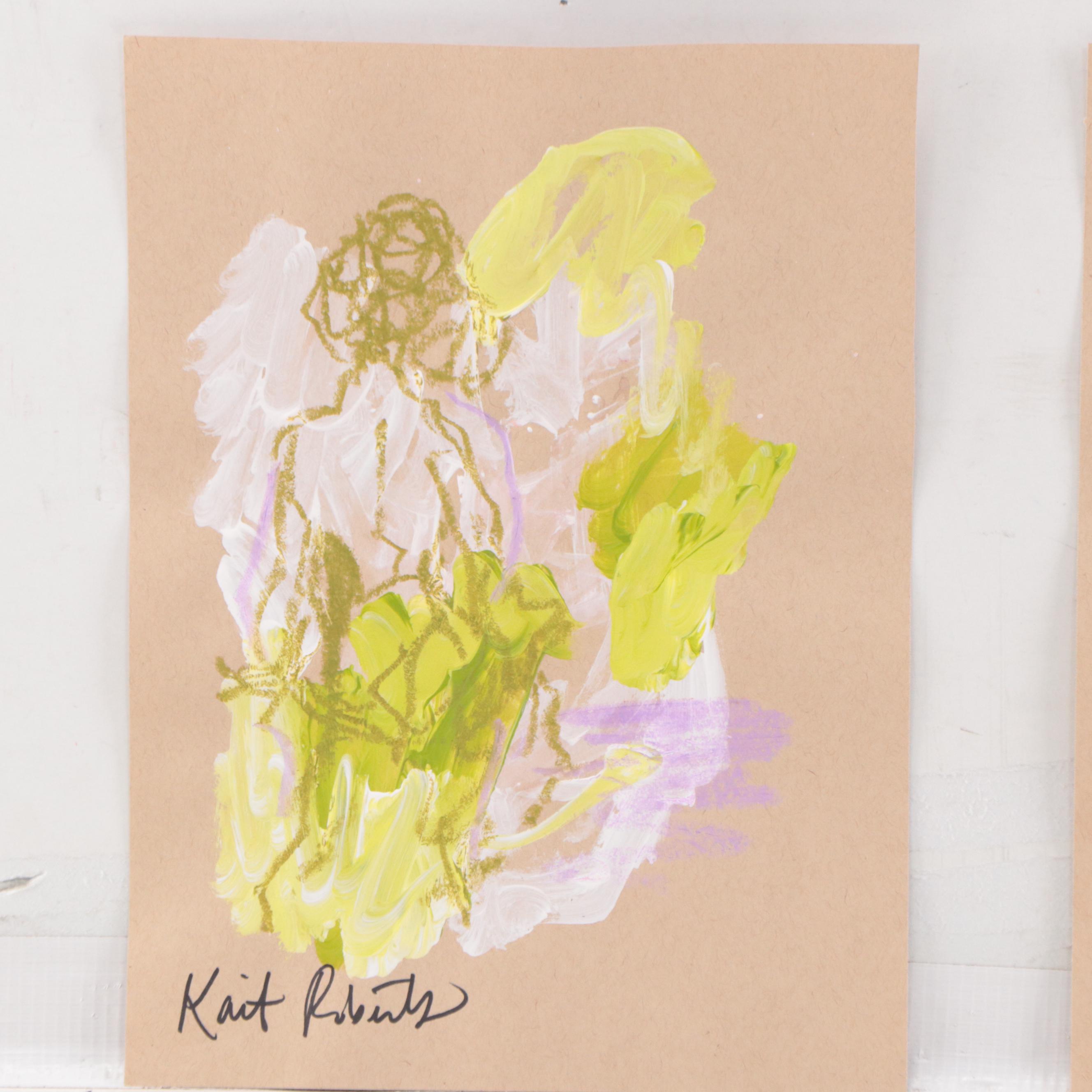 Kait Roberts Figural Mixed Media Drawing, 21st Century | EBTH