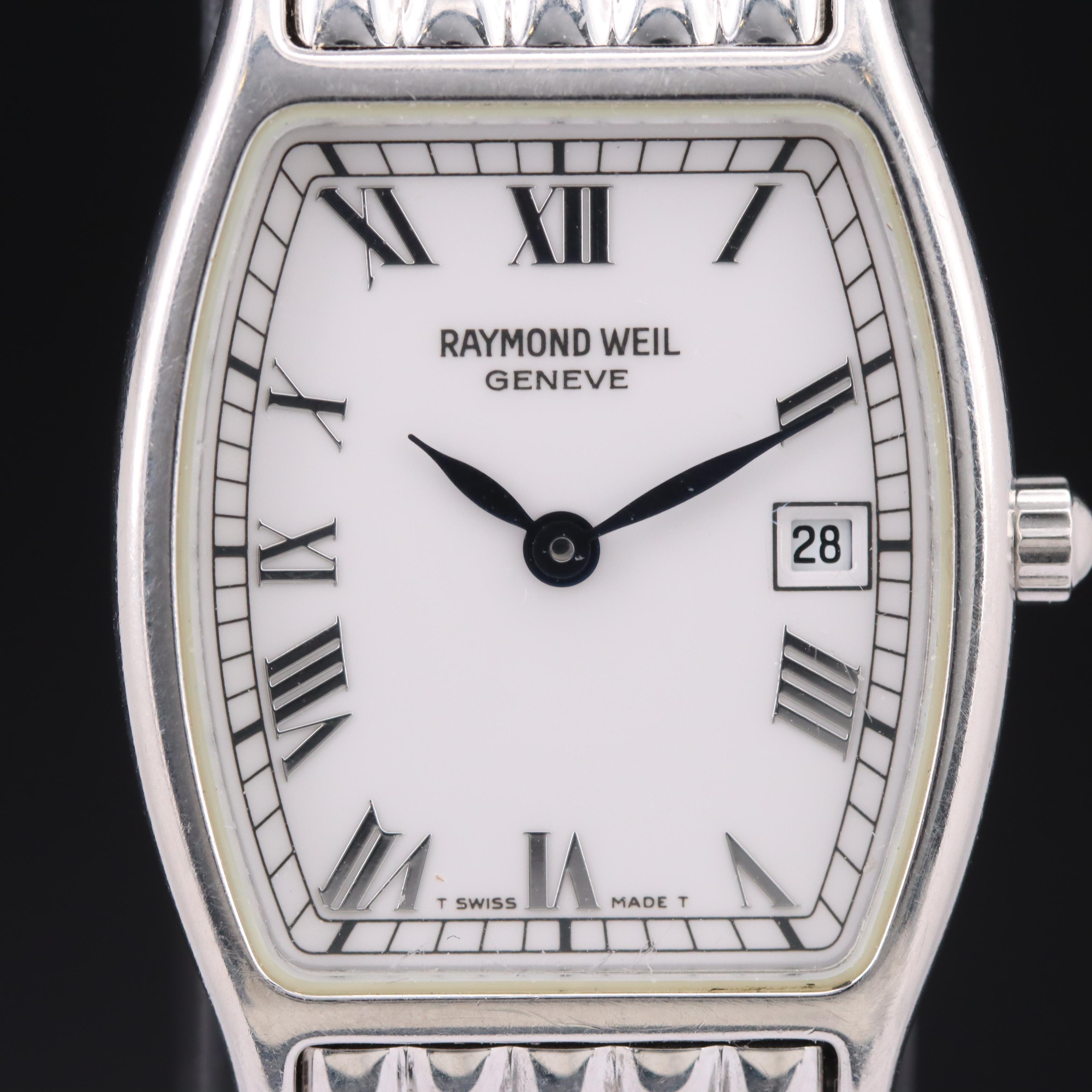 Raymond Weil Tonneau Shape Stainless Steel Wristwatch | EBTH