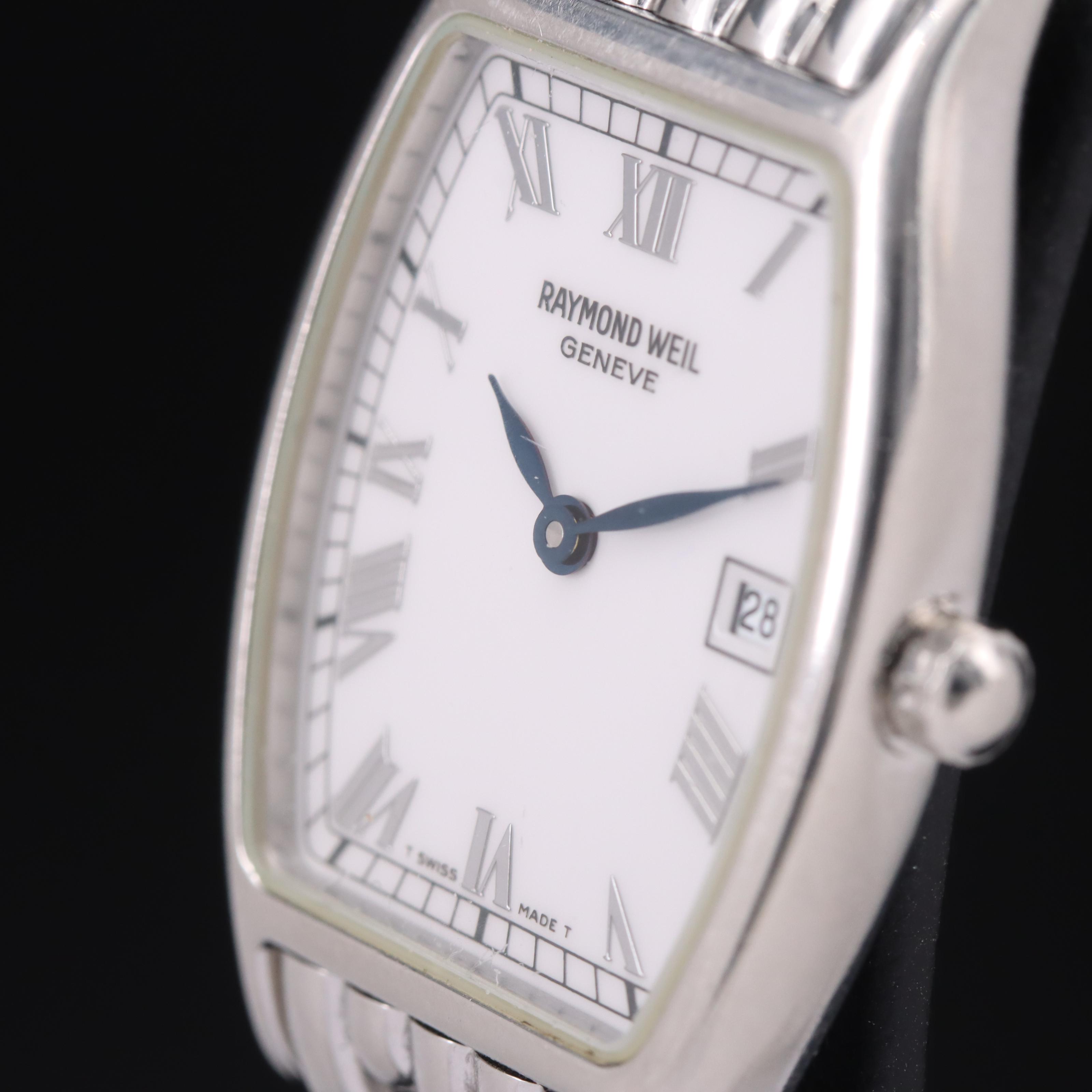 Raymond Weil Tonneau Shape Stainless Steel Wristwatch | EBTH