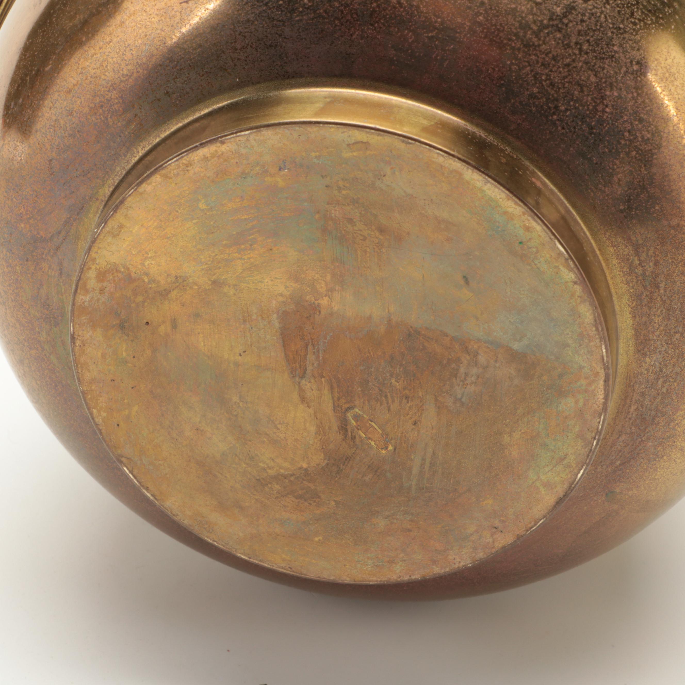 Union Pacific Brass With Solid Copper Spittoons | EBTH