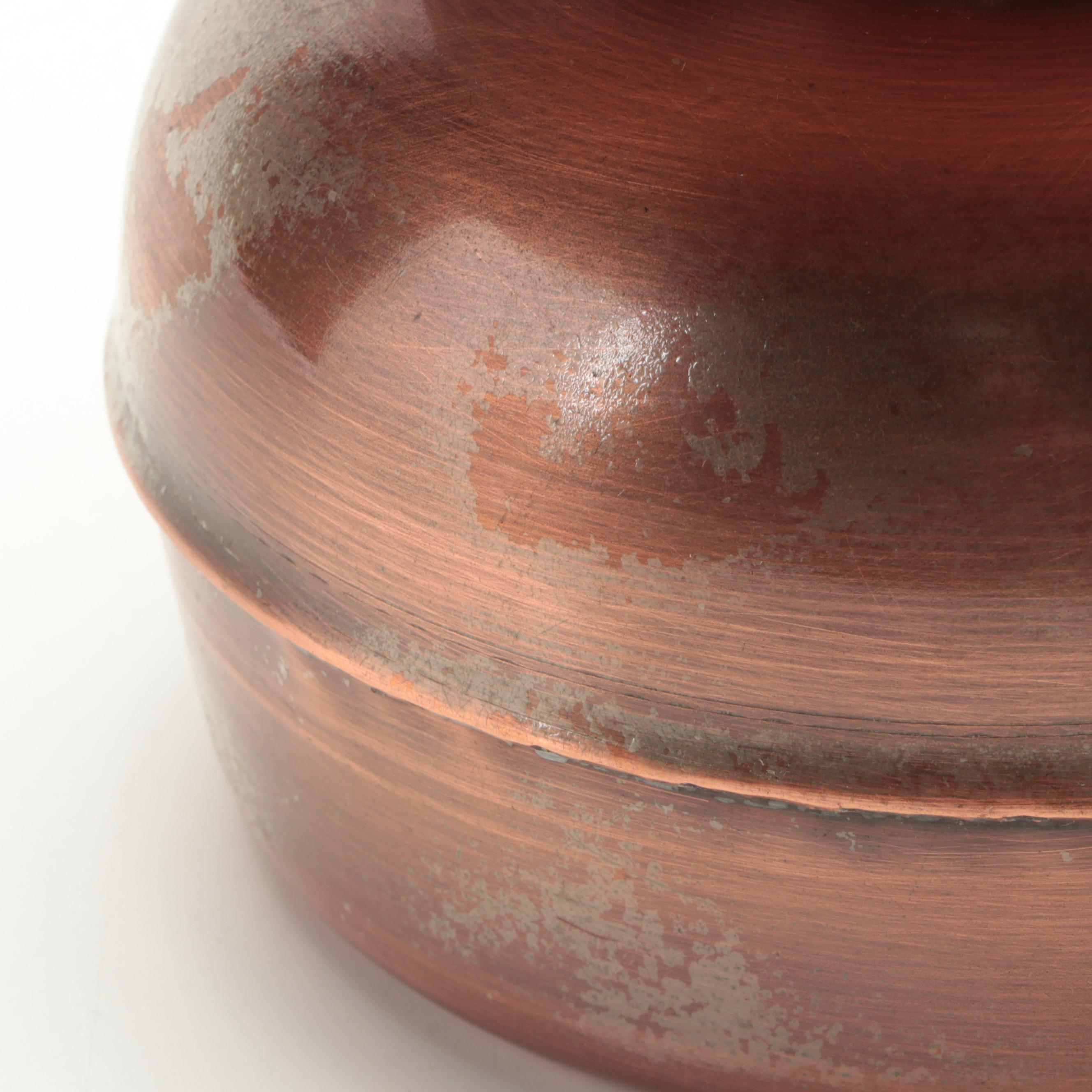 Union Pacific Brass With Solid Copper Spittoons | EBTH