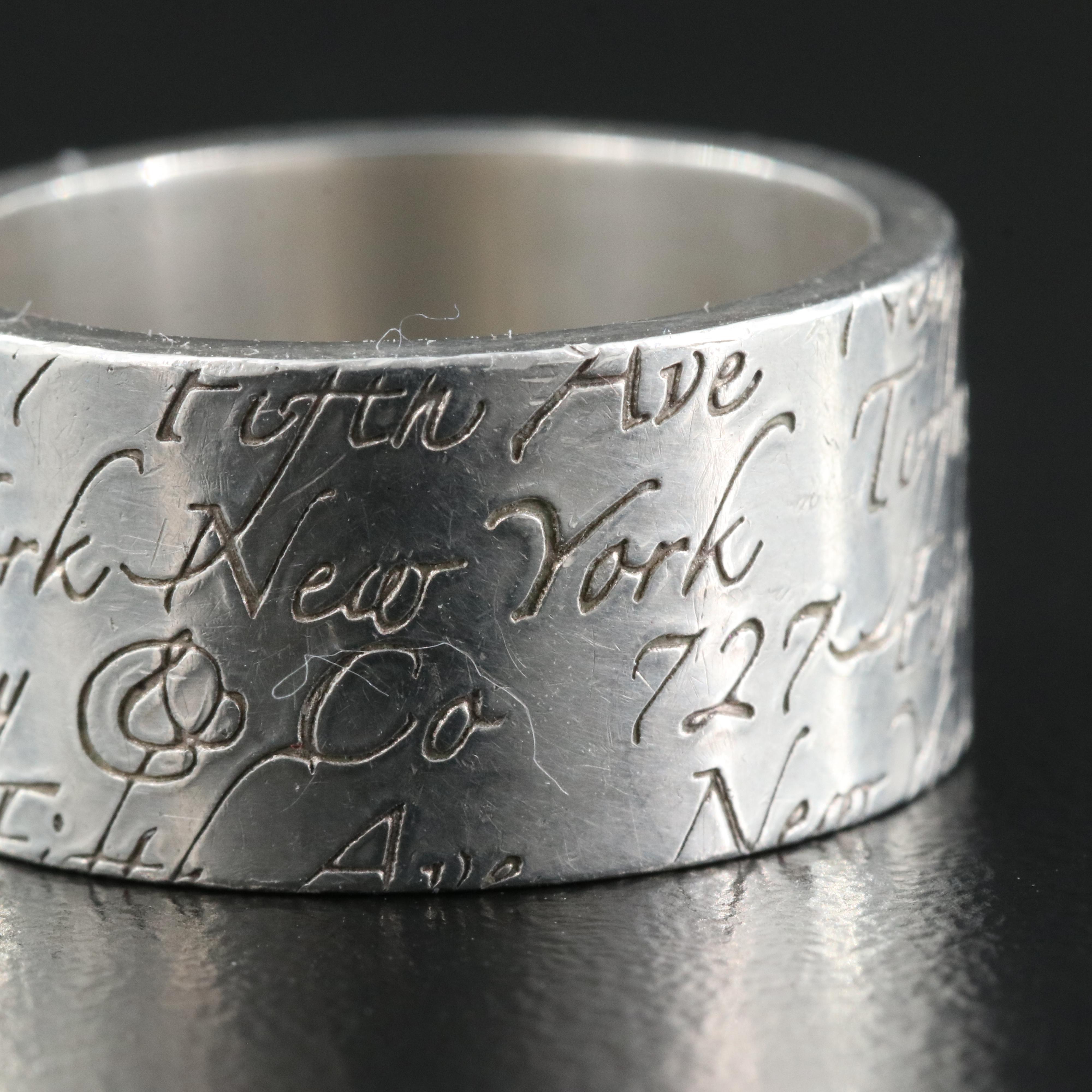 Tiffany & Co. Sterling "Notes" Band | EBTH