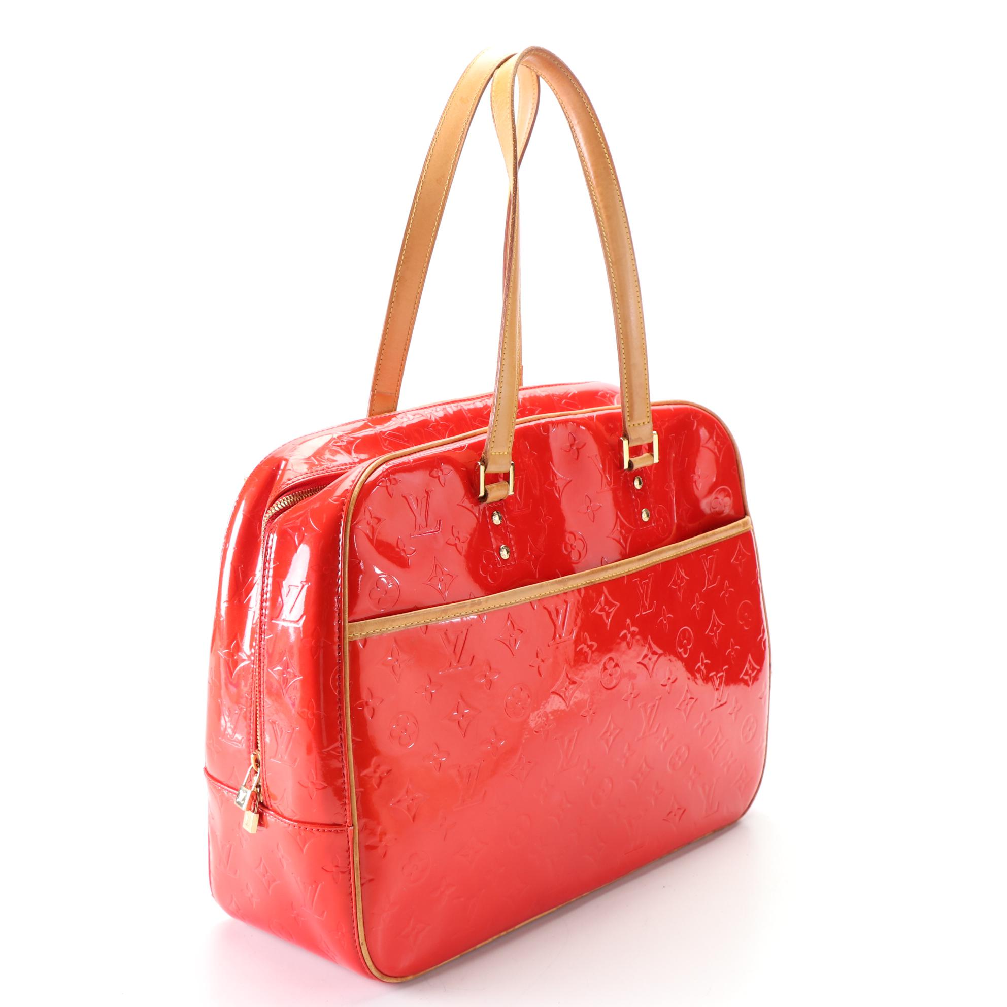 Louis Vuitton Sutton Bag in Monogram Vernis and Vachetta Leather | EBTH