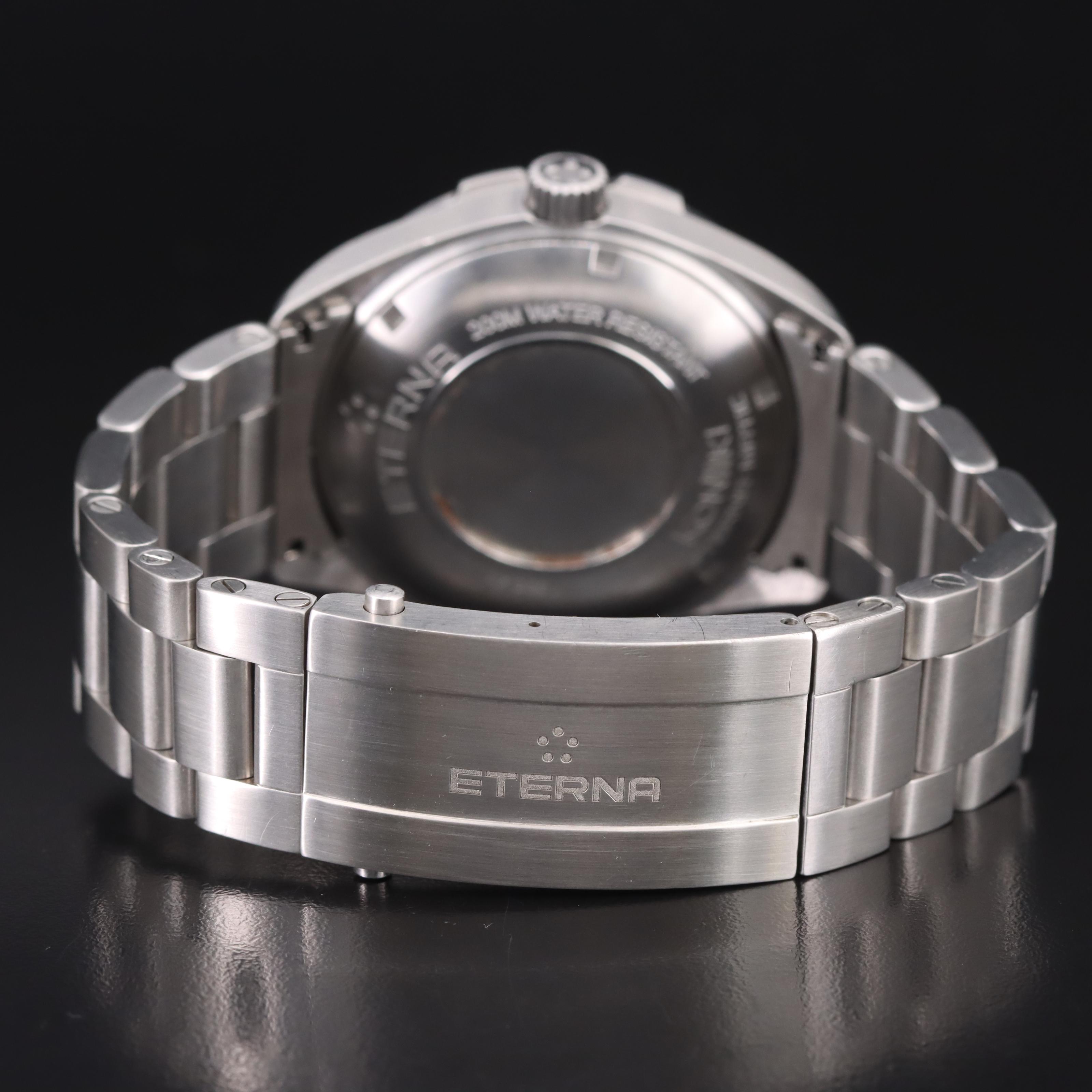 Eterna KonTiki Matic GMT World Time 42mm Steel Automatic Wristwatch | EBTH