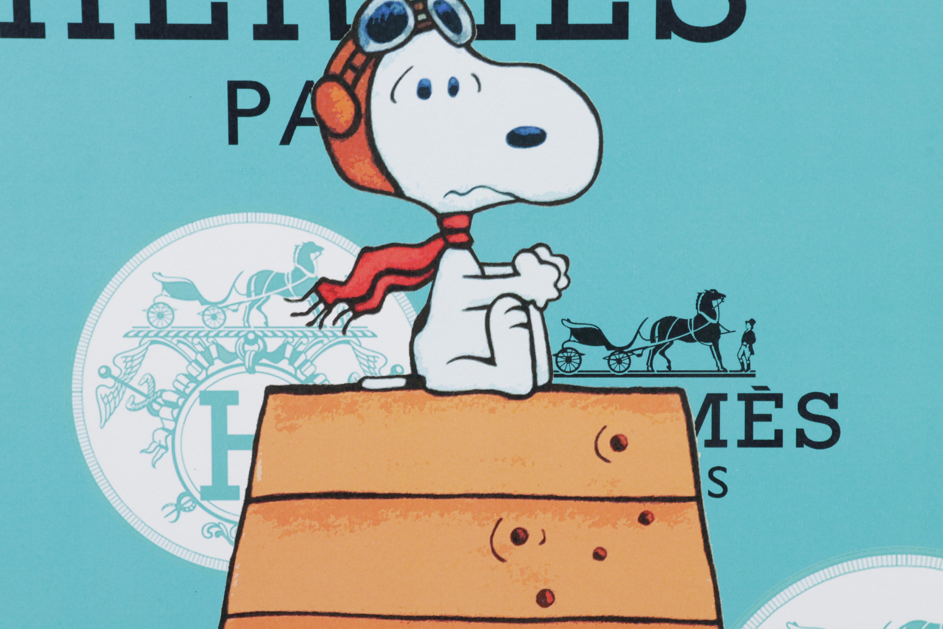 Death NYC Pop Art Graphic Print Featuring Snoopy, 2022 | EBTH