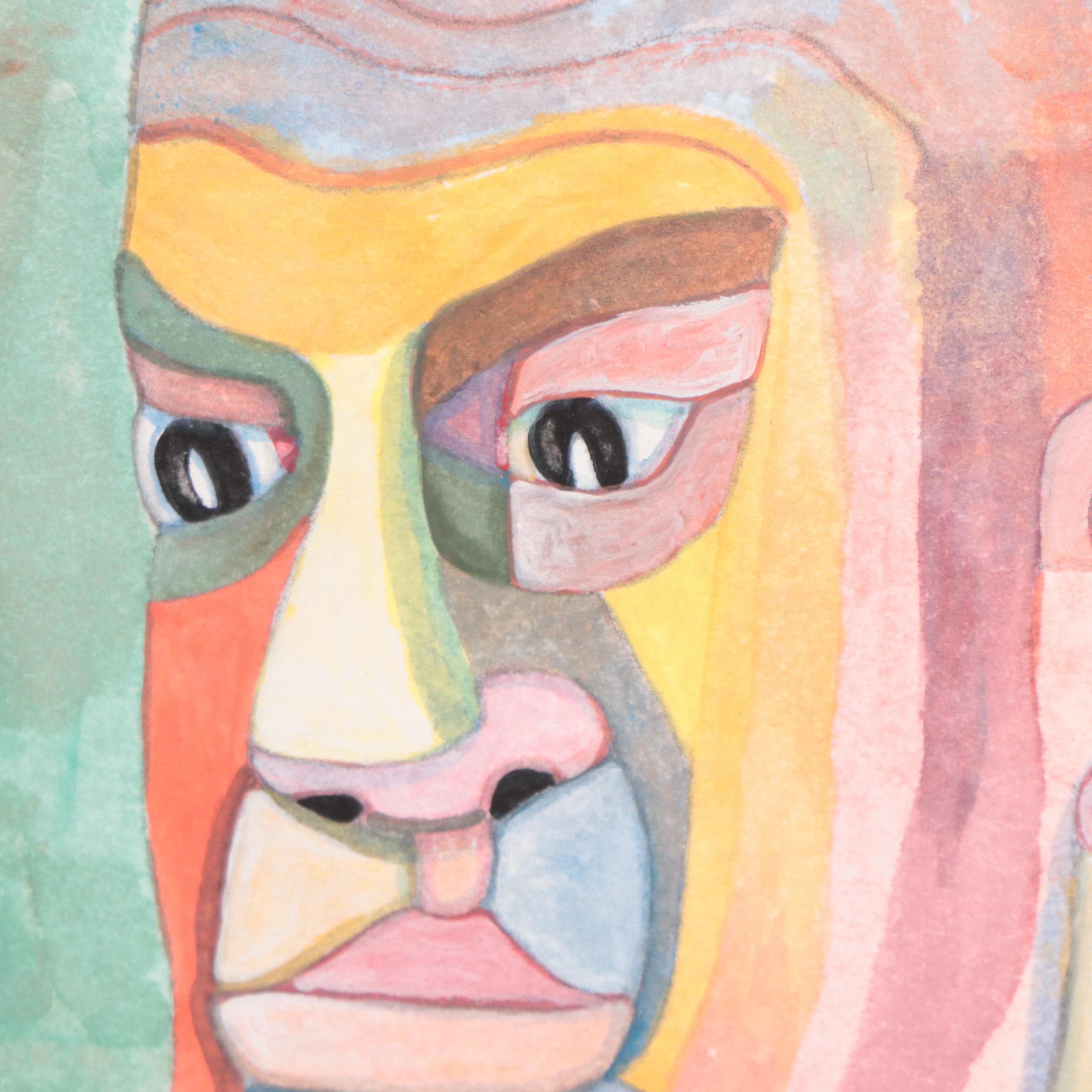 Joseph Ray York Watercolor Painting "Portrait: Kurtz," 2019 | EBTH