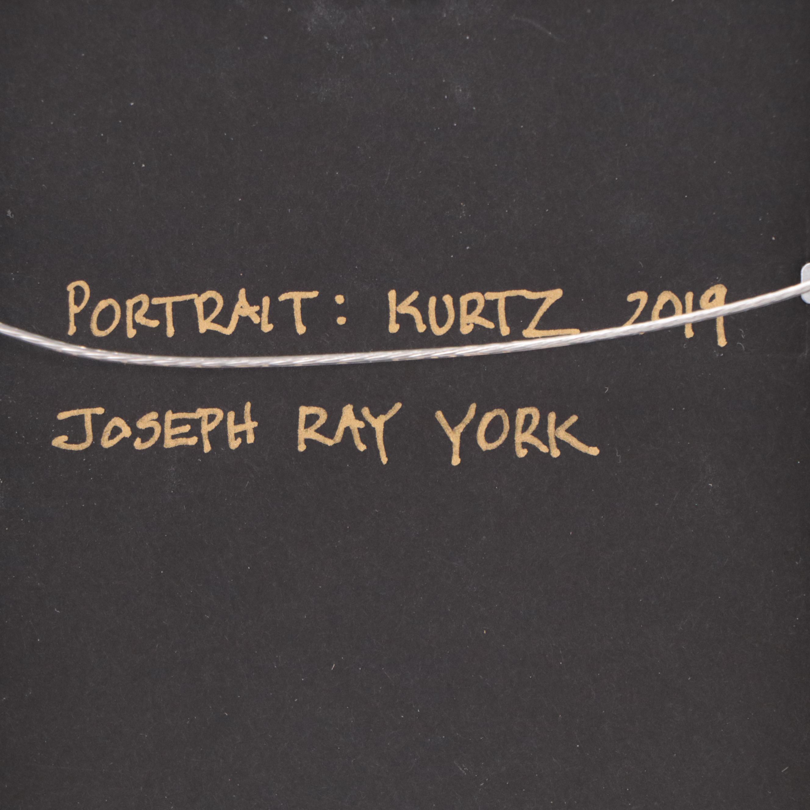 Joseph Ray York Watercolor Painting "Portrait: Kurtz," 2019 | EBTH