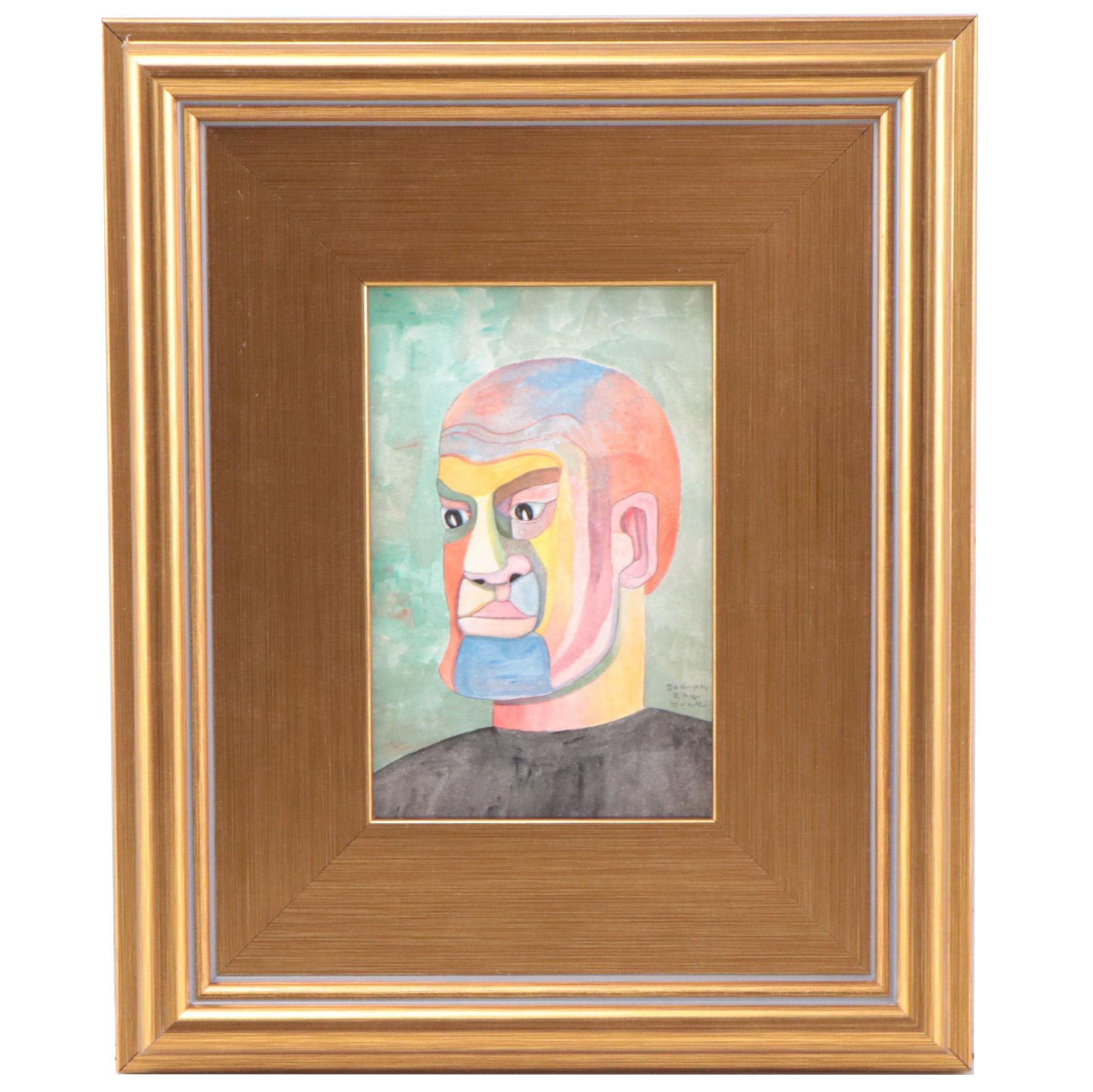 Joseph Ray York Watercolor Painting "Portrait: Kurtz," 2019 | EBTH