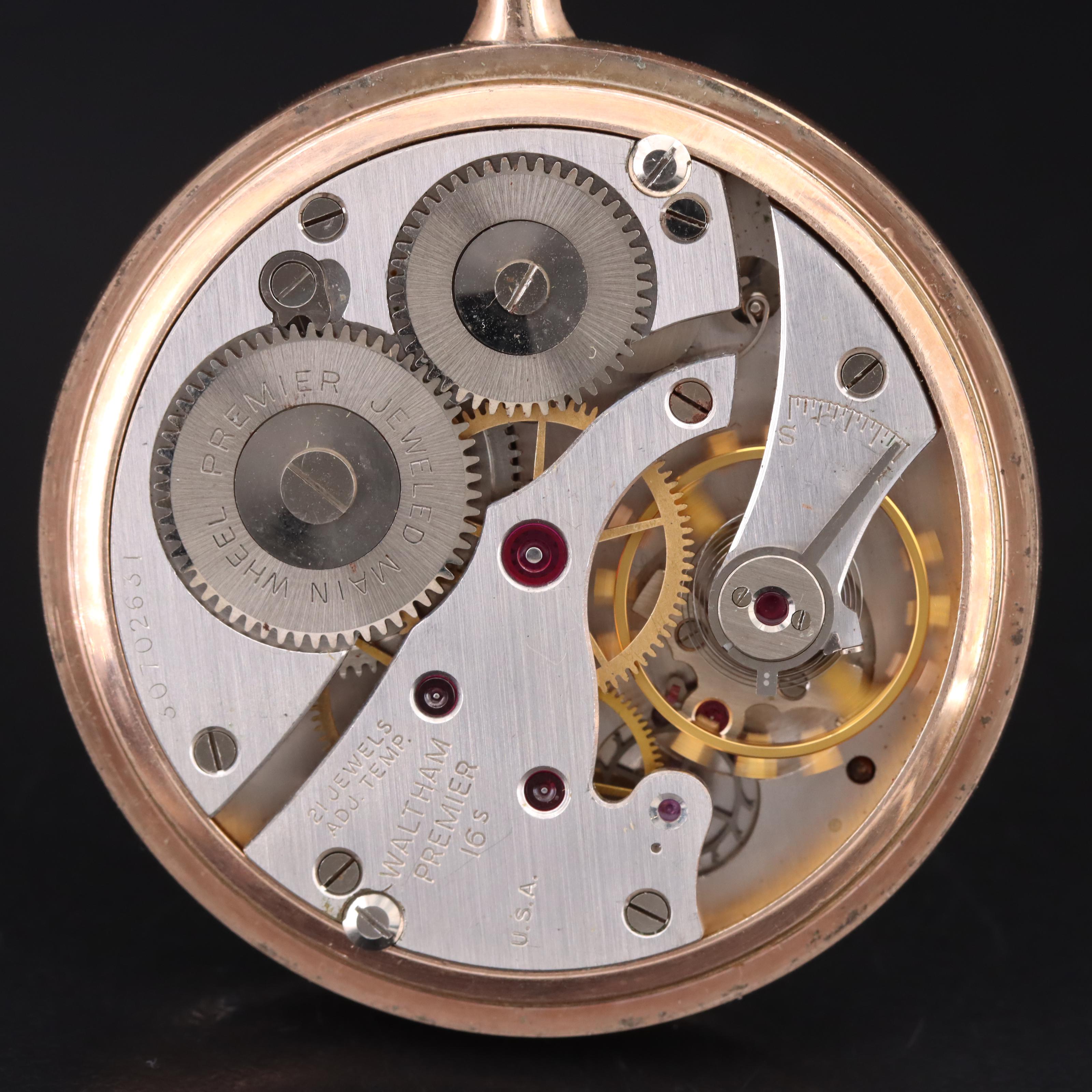 1940 Waltham Premier Gold-Filled Pocket Watch | EBTH