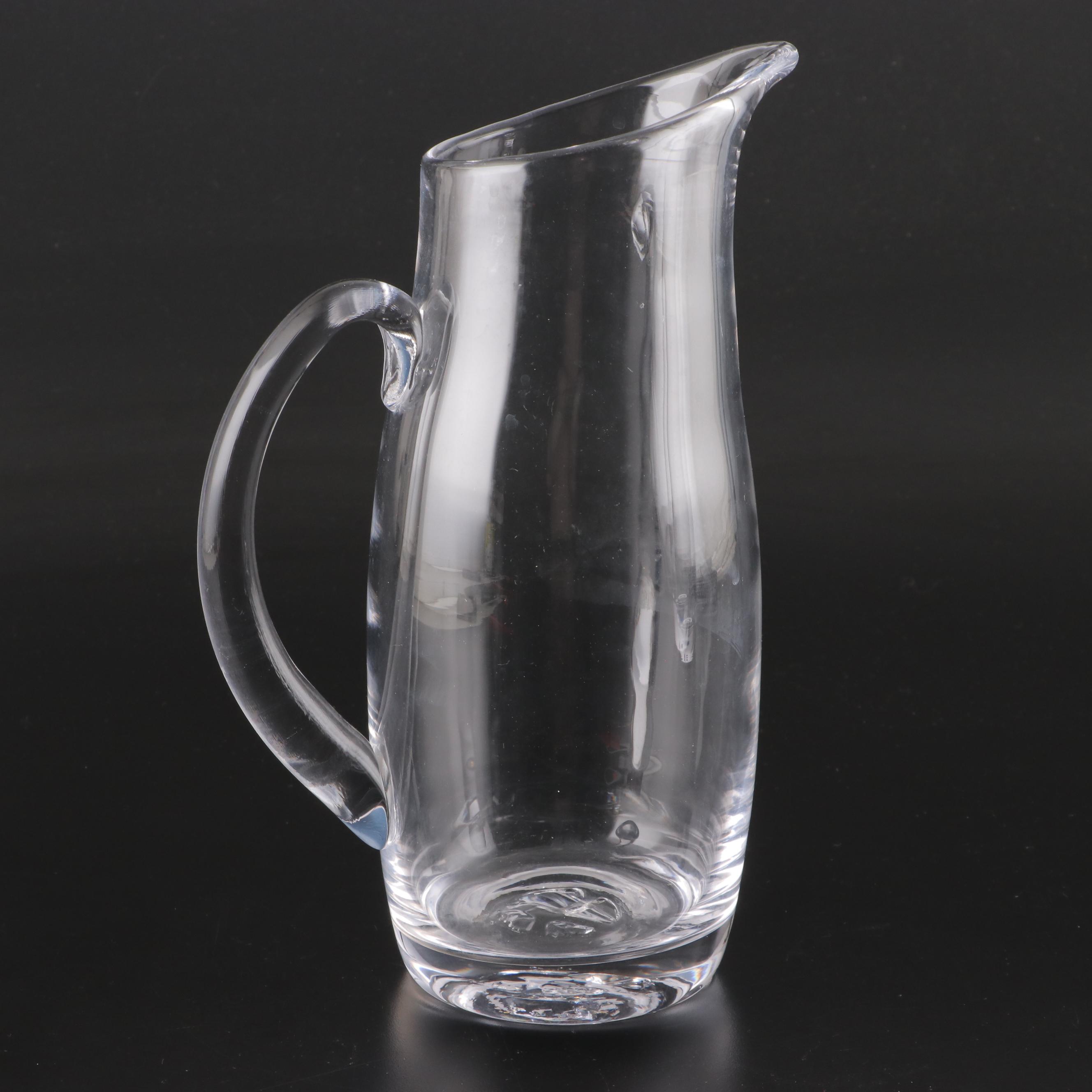 Simon Pearce Glass Vase and Pitcher | EBTH