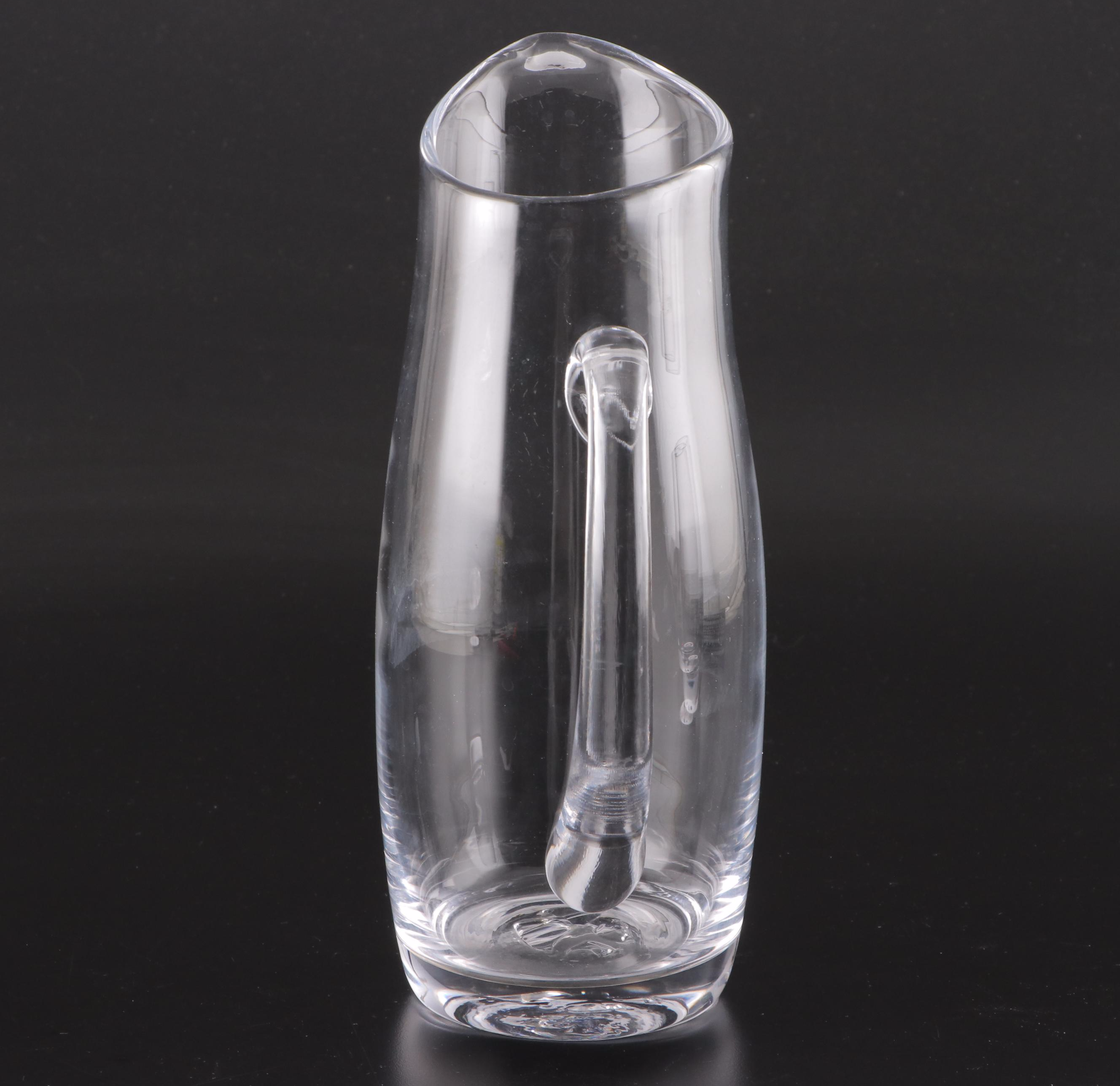 Simon Pearce Glass Vase and Pitcher | EBTH