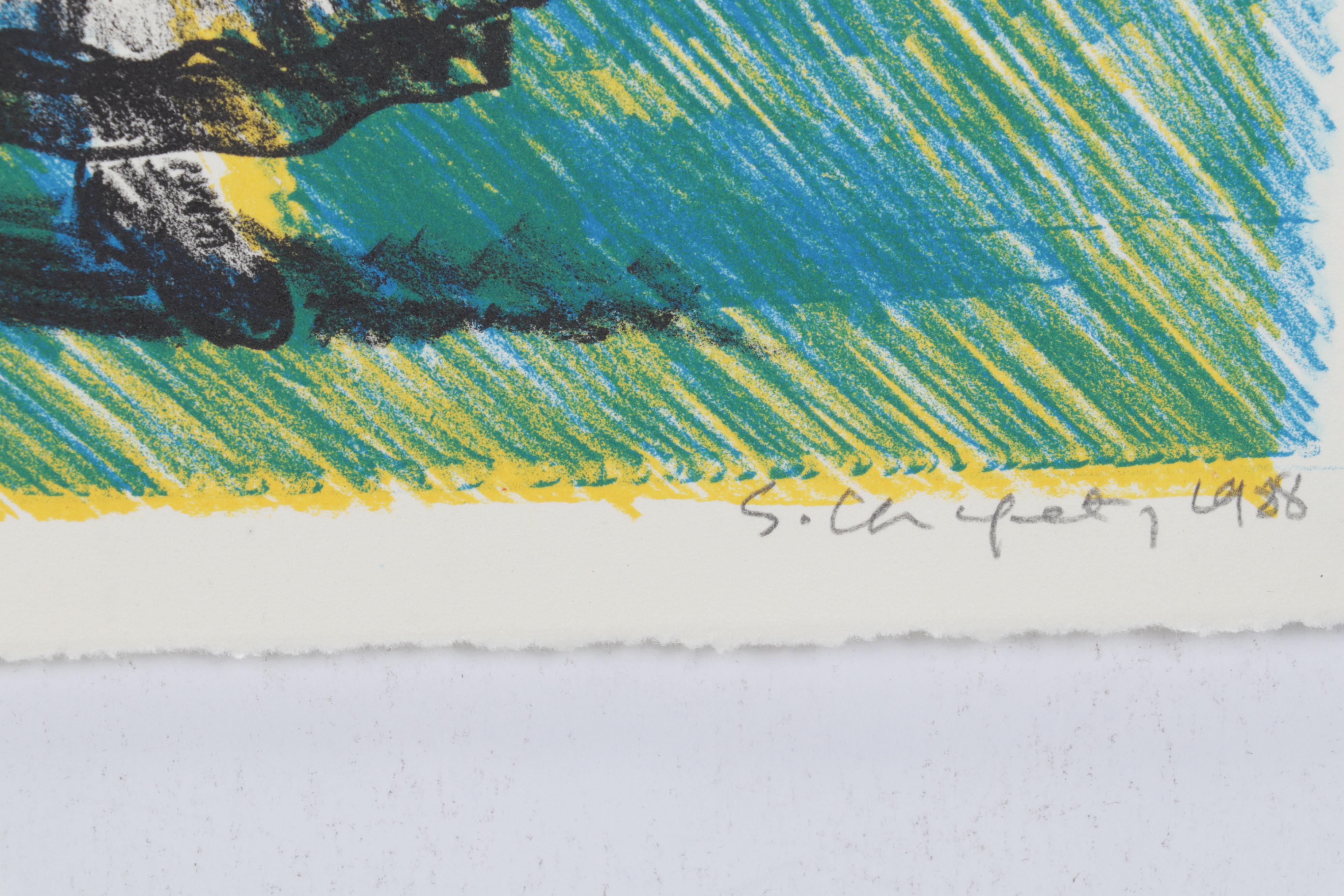 Sidney Chafetz Color Lithograph "Amy Greets the Dawn," 1988 | EBTH