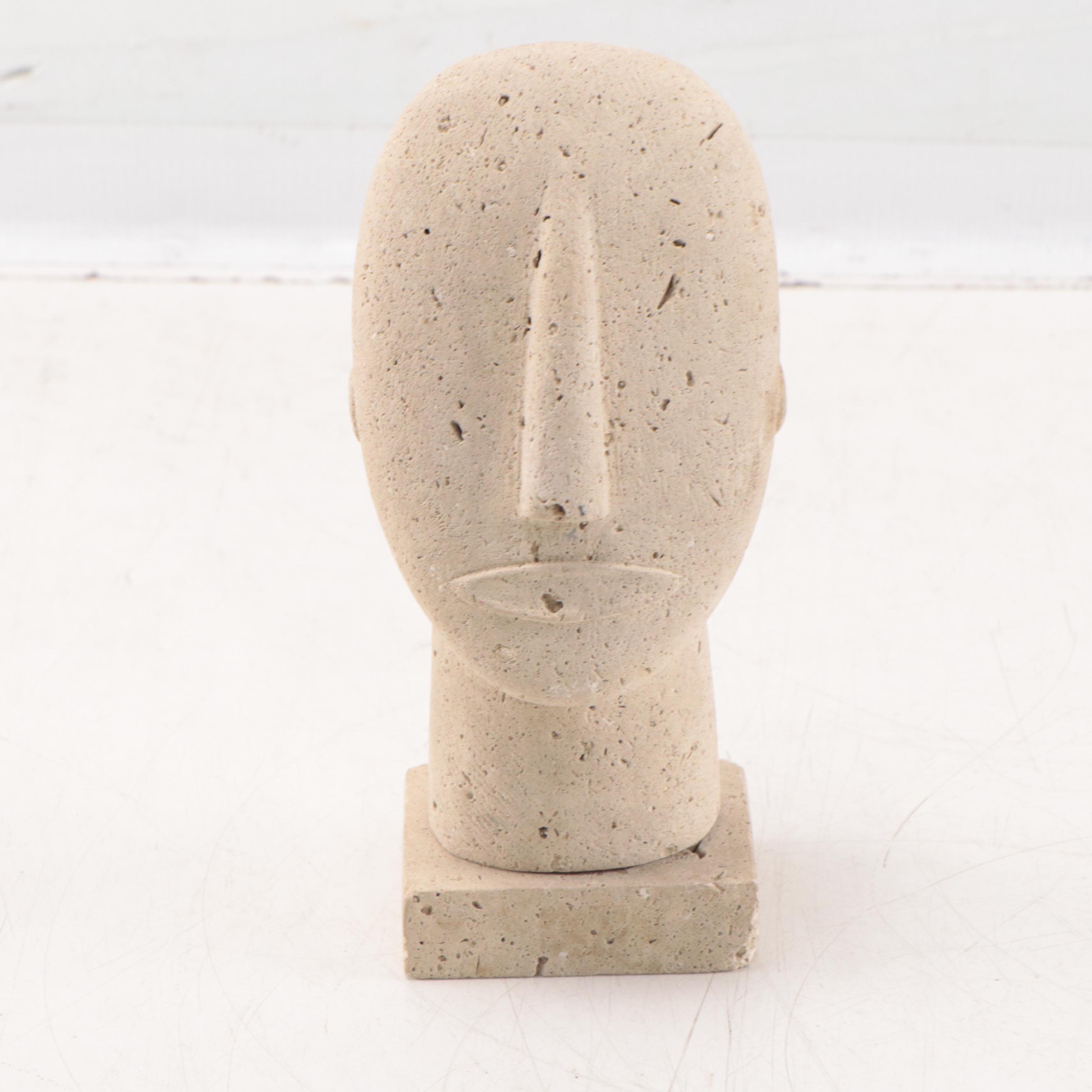 Composite Stone Replica After Amorgos Cycladic Head | EBTH