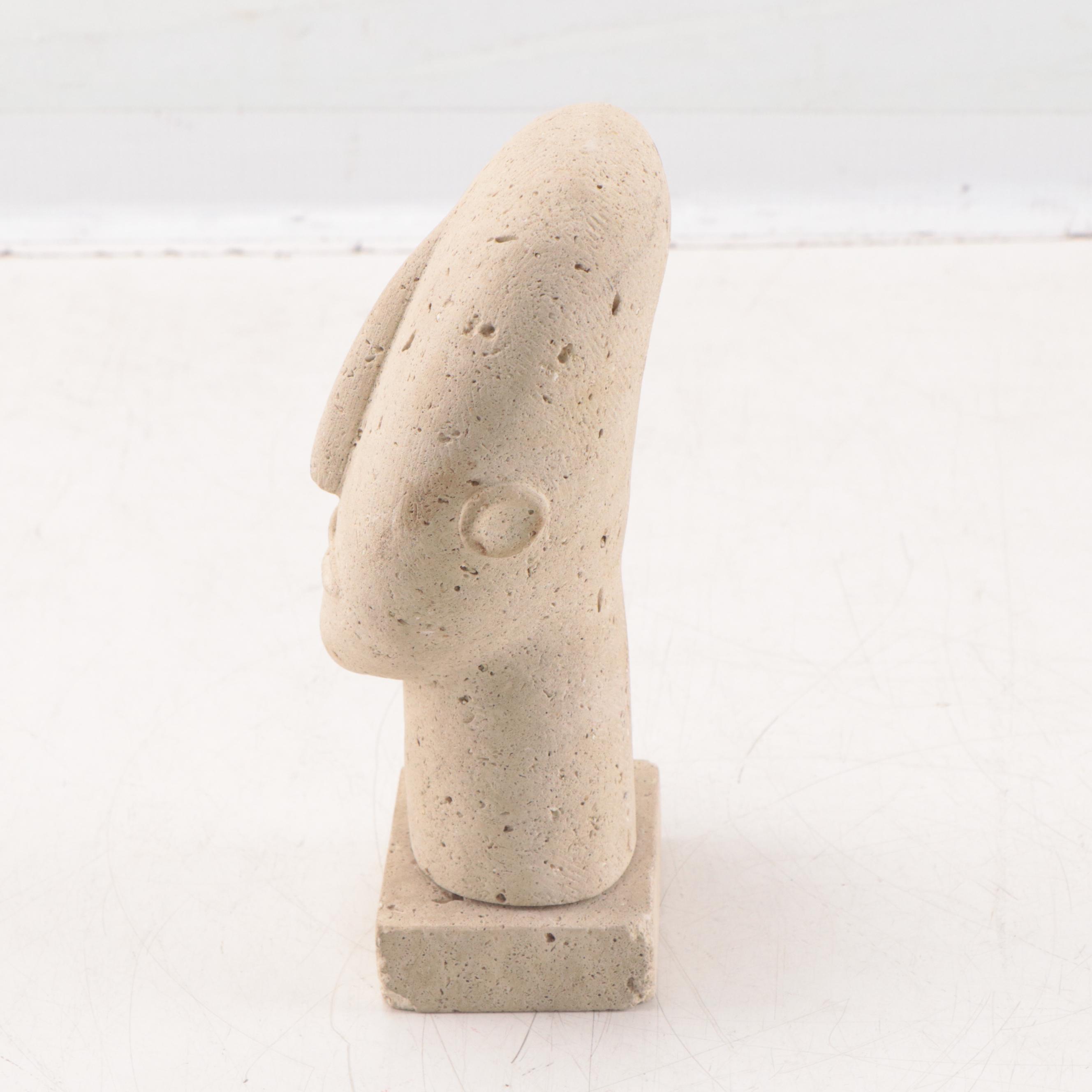 Composite Stone Replica After Amorgos Cycladic Head | EBTH