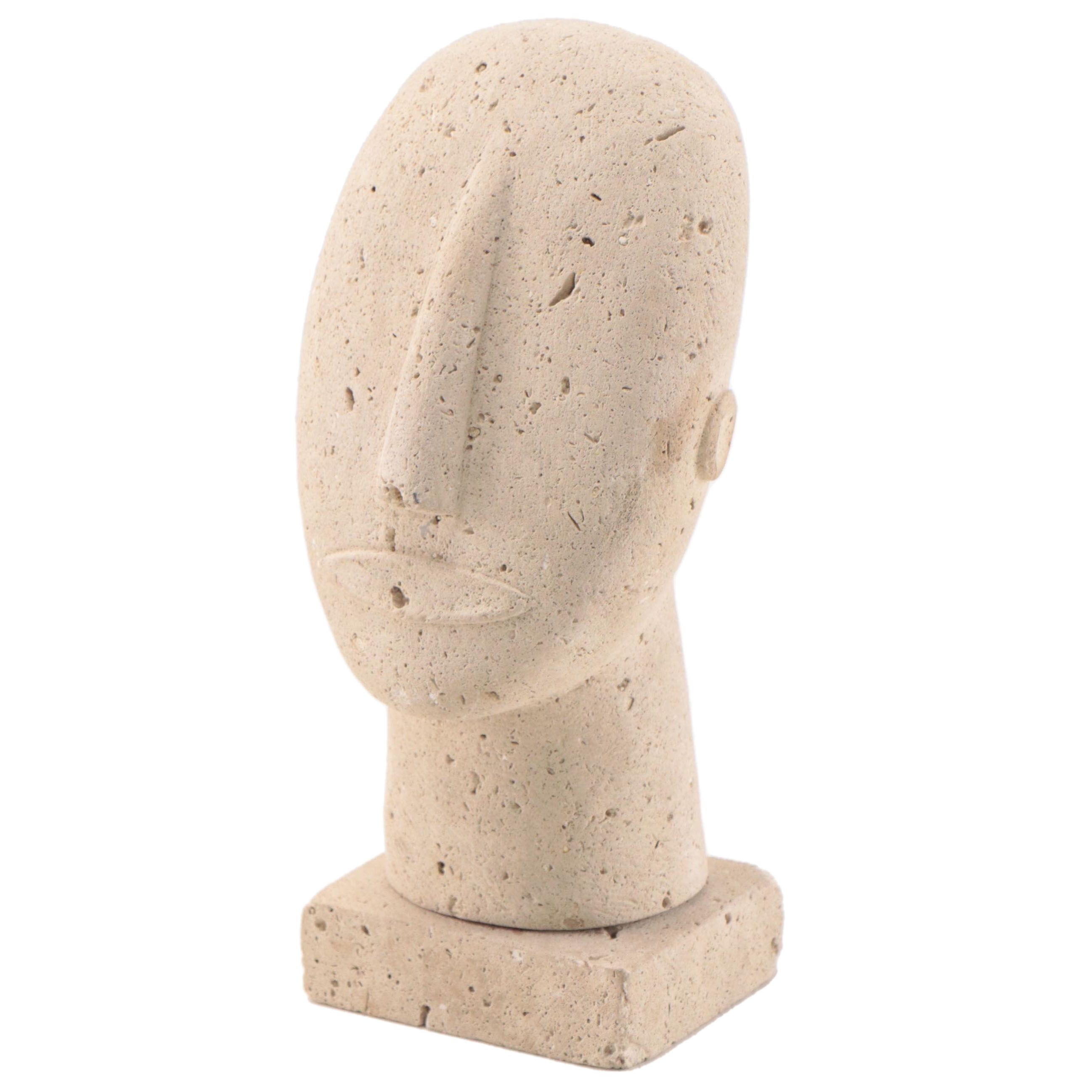 Composite Stone Replica After Amorgos Cycladic Head | EBTH