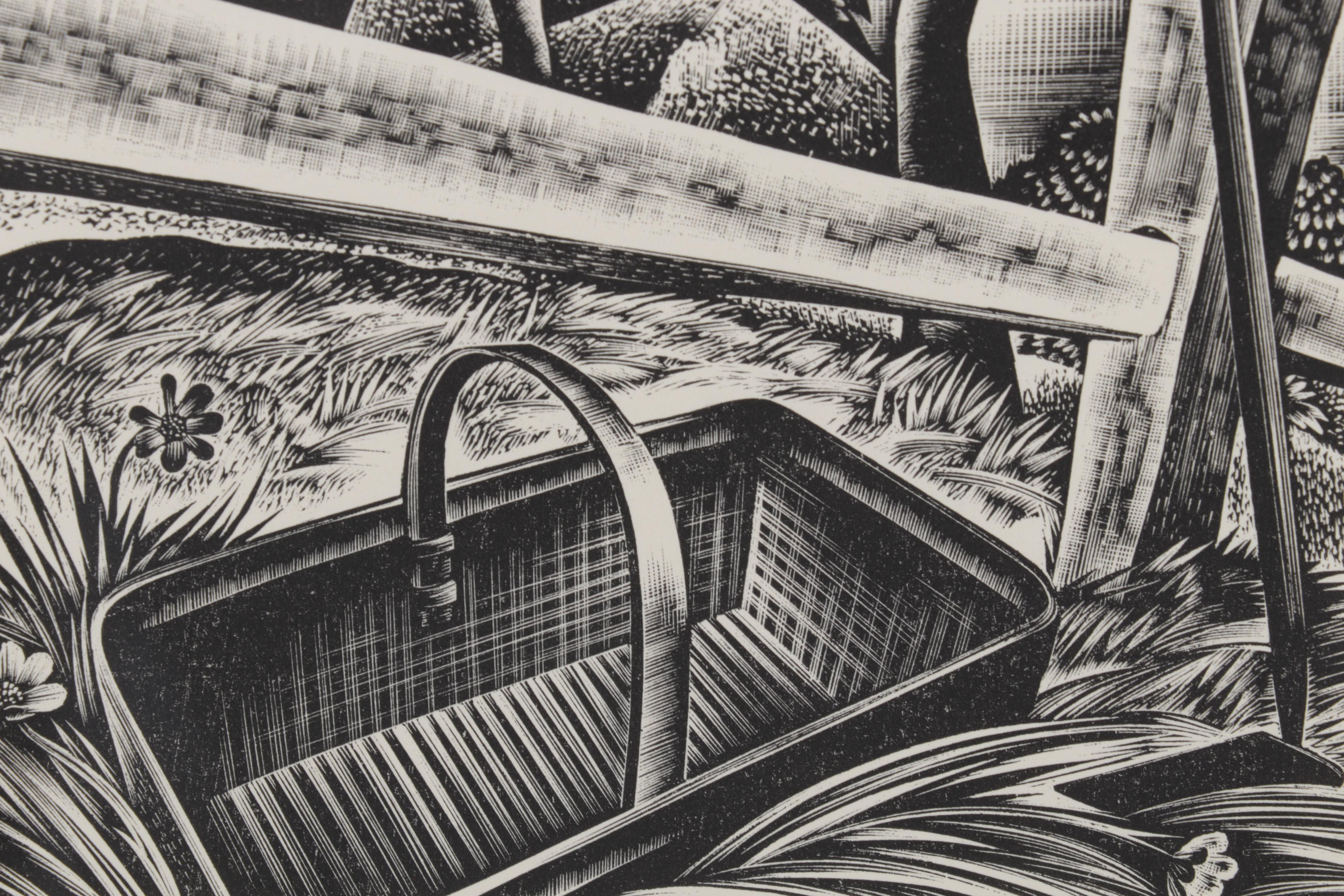 Lynd Ward Art Deco Woodcut From "Wild Pilgrimage," 1932 | EBTH