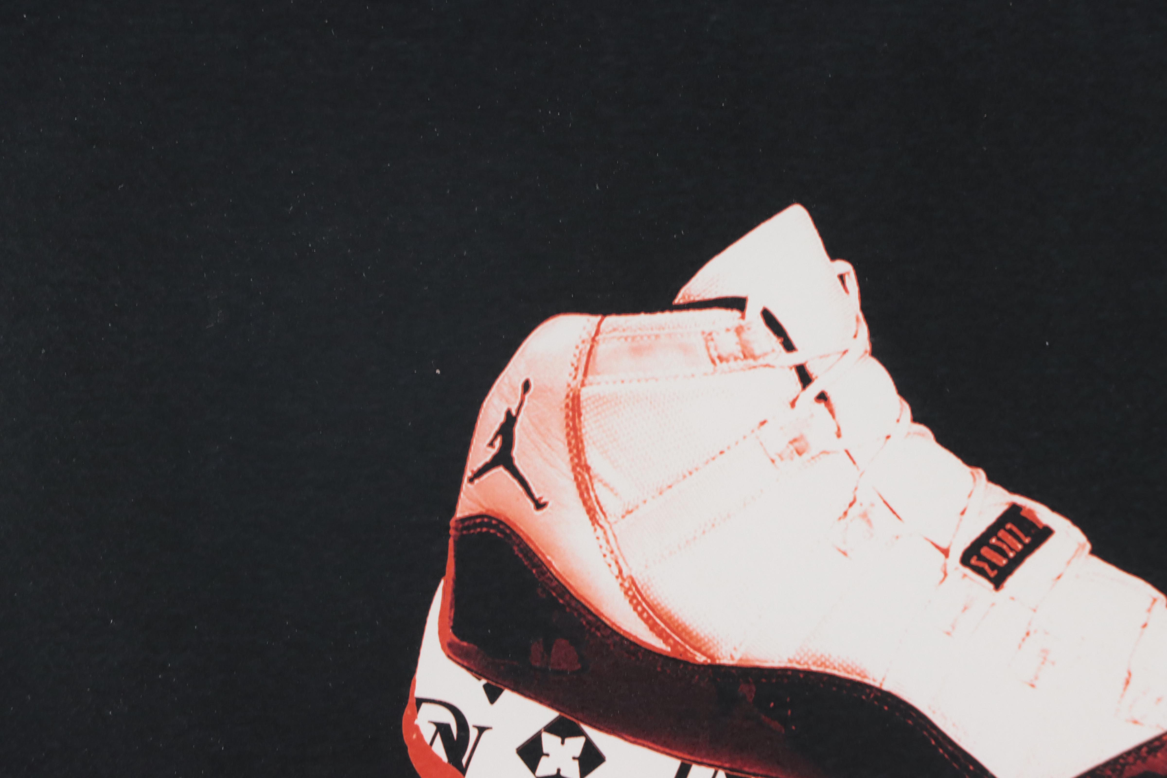 Death NYC Pop Art Graphic Print of Air Jordans, 2017 | EBTH