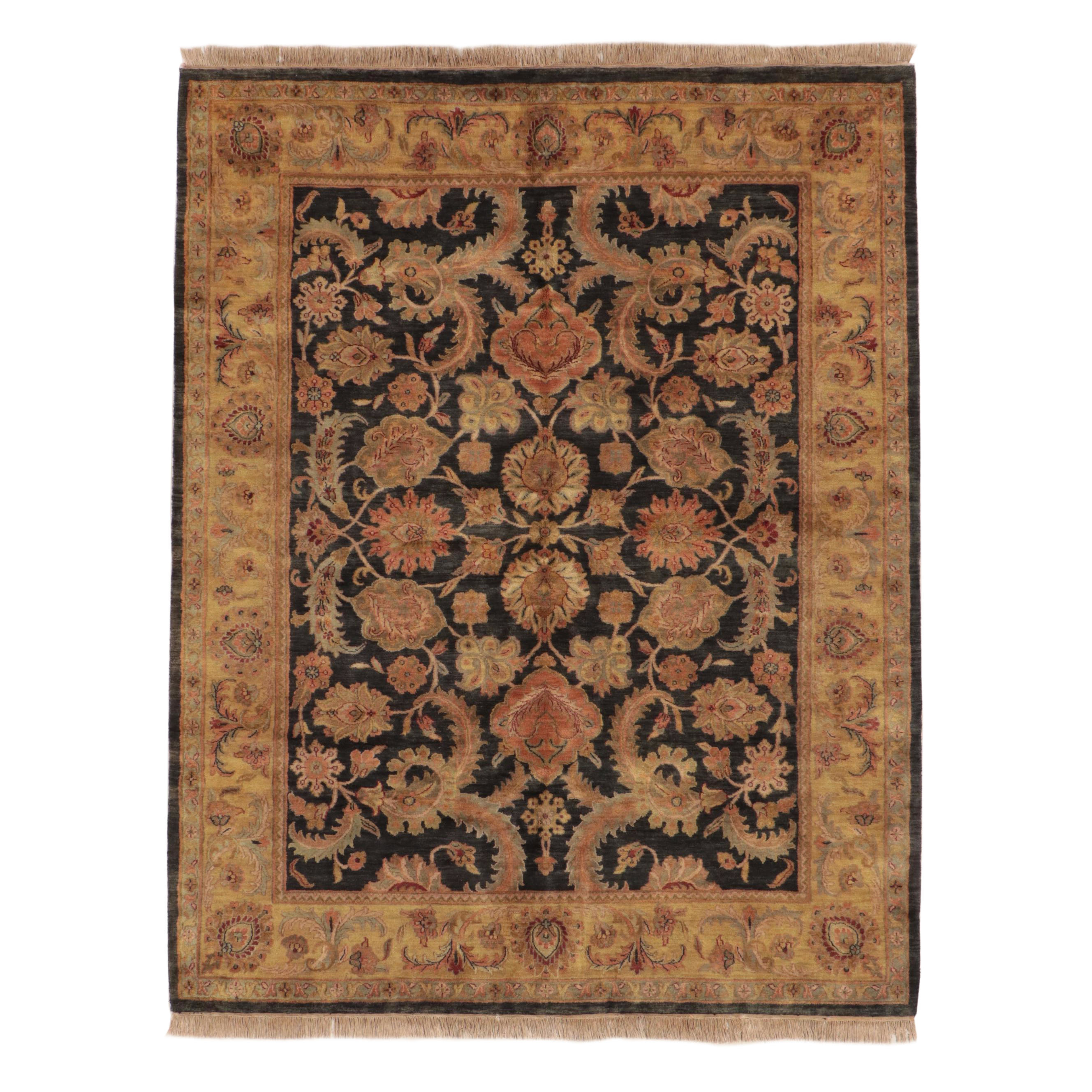 Unique and Unusual Silk Tabatabai Area Rug | EBTH