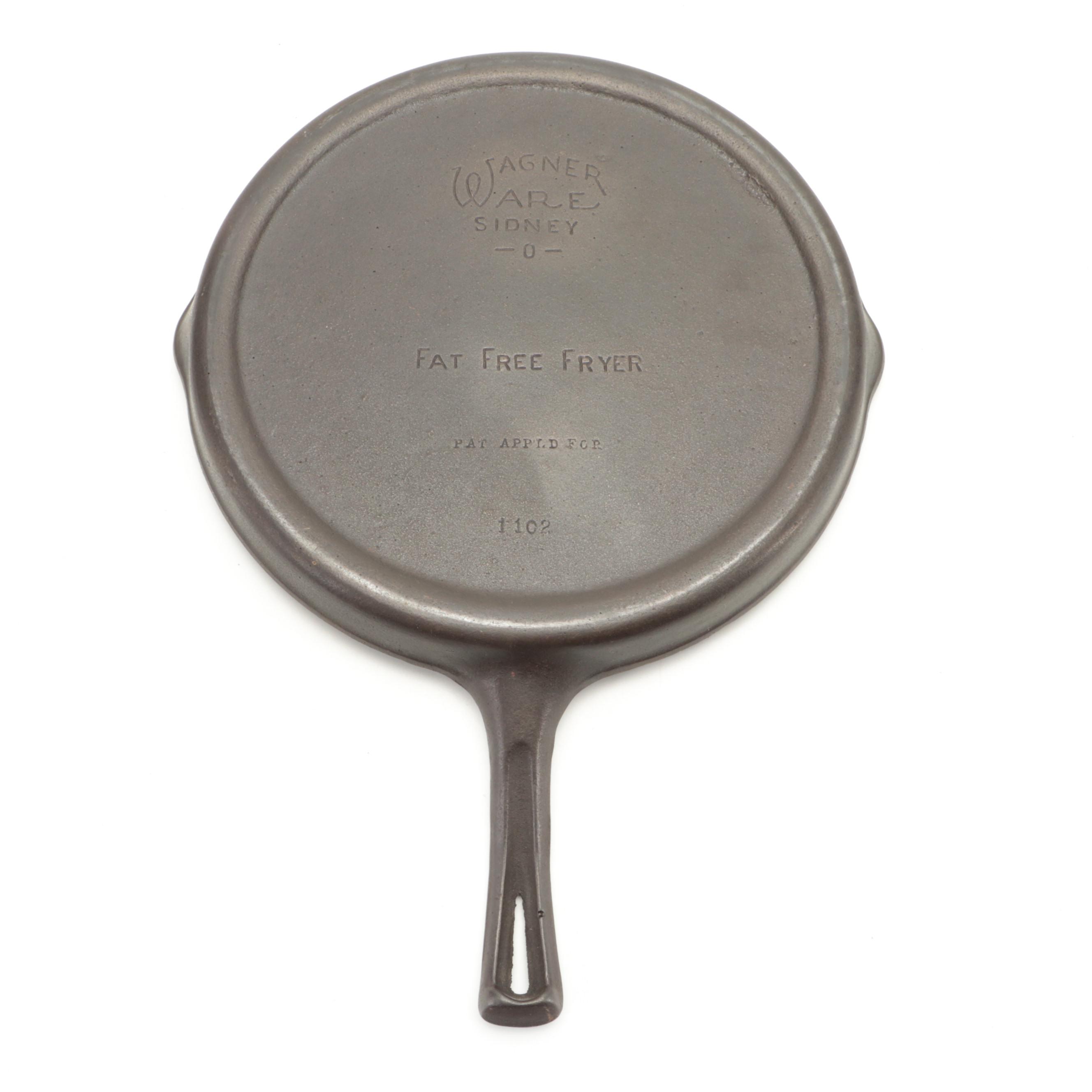 Wagner Ware Cast Iron Skillets, Waffle Iron and Corn Stick Pans | EBTH