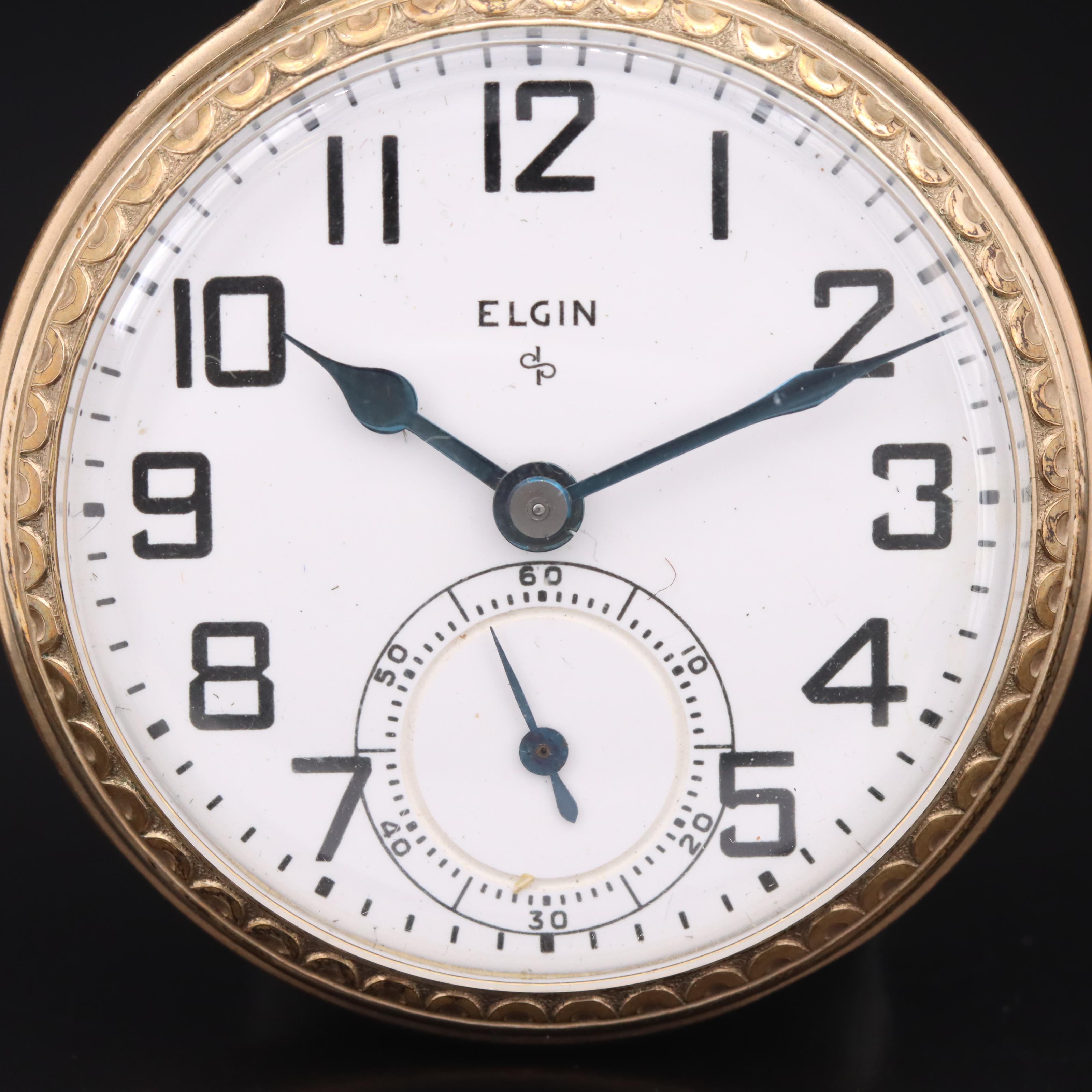 1951 Elgin Gold-Plated Pocket Watch | EBTH