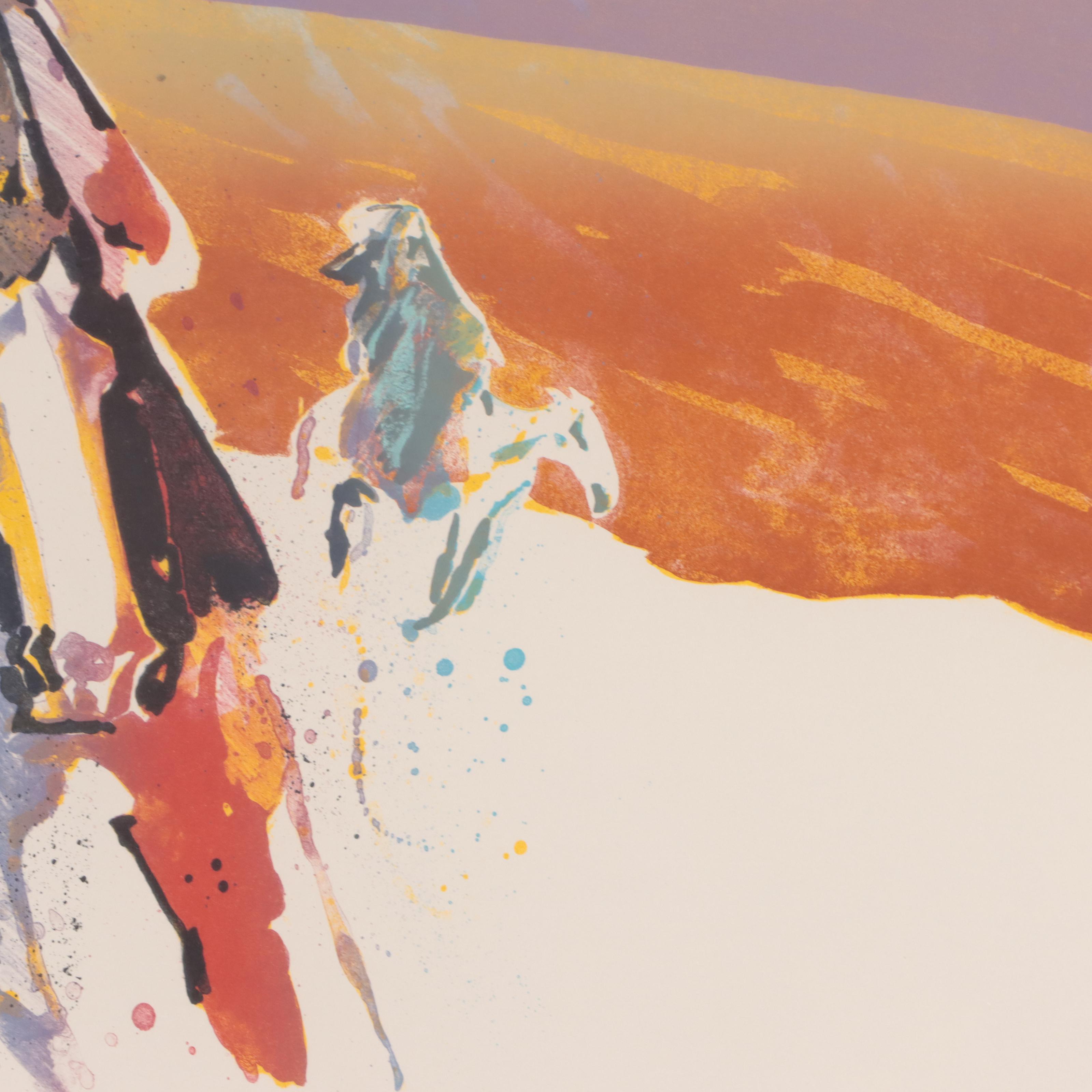 Veloy Vigil Southwest Lithograph "Autumn Song" | EBTH