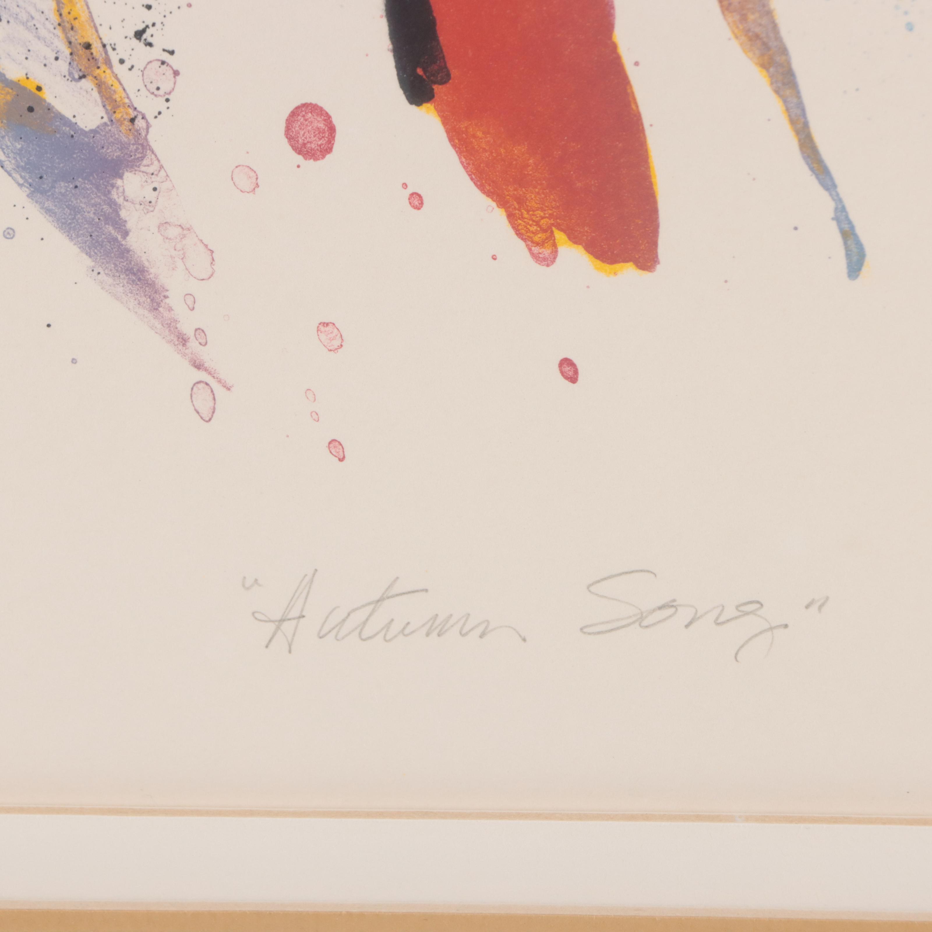 Veloy Vigil Southwest Lithograph "Autumn Song" | EBTH