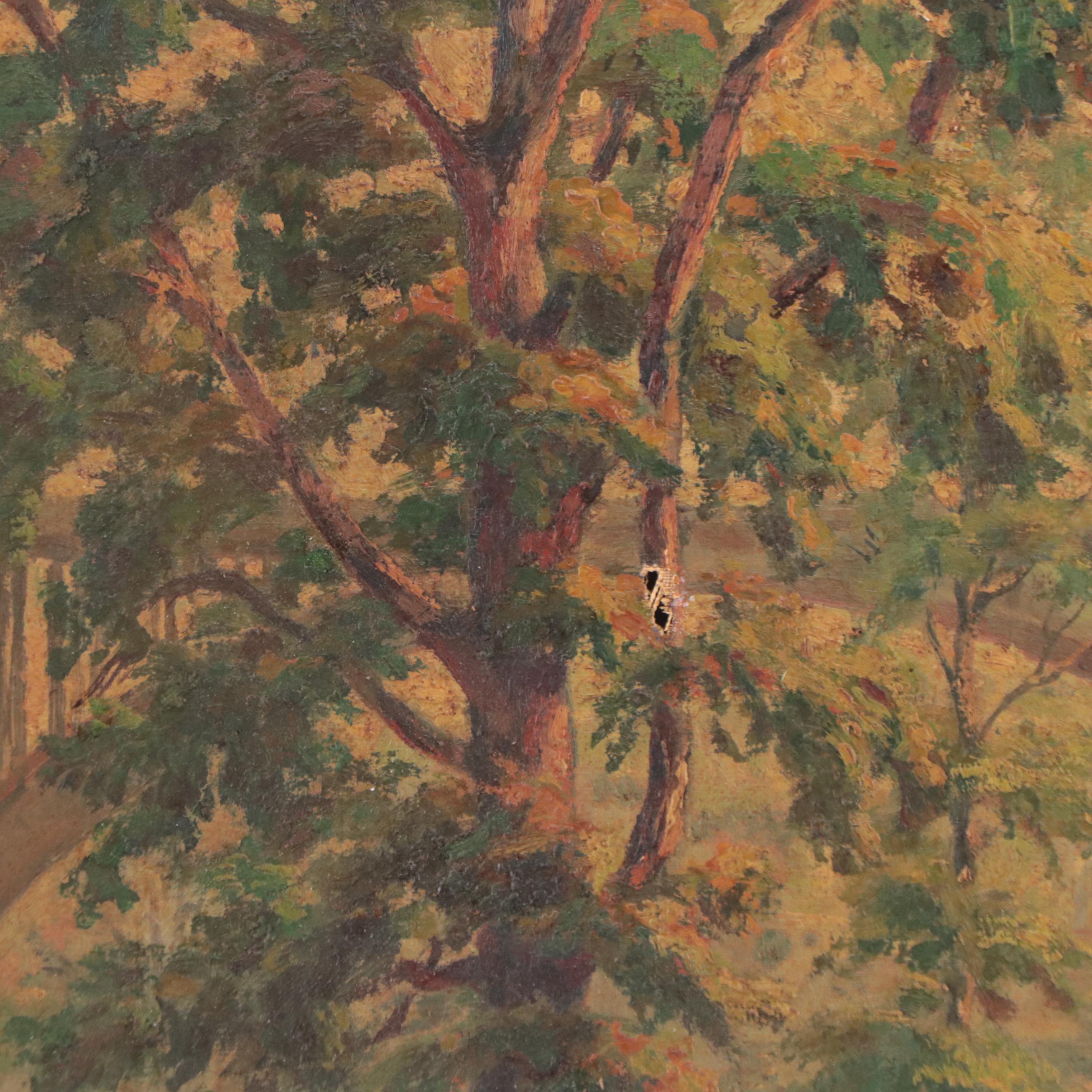 John Thomason Landscape Oil Painting, 1938 | EBTH