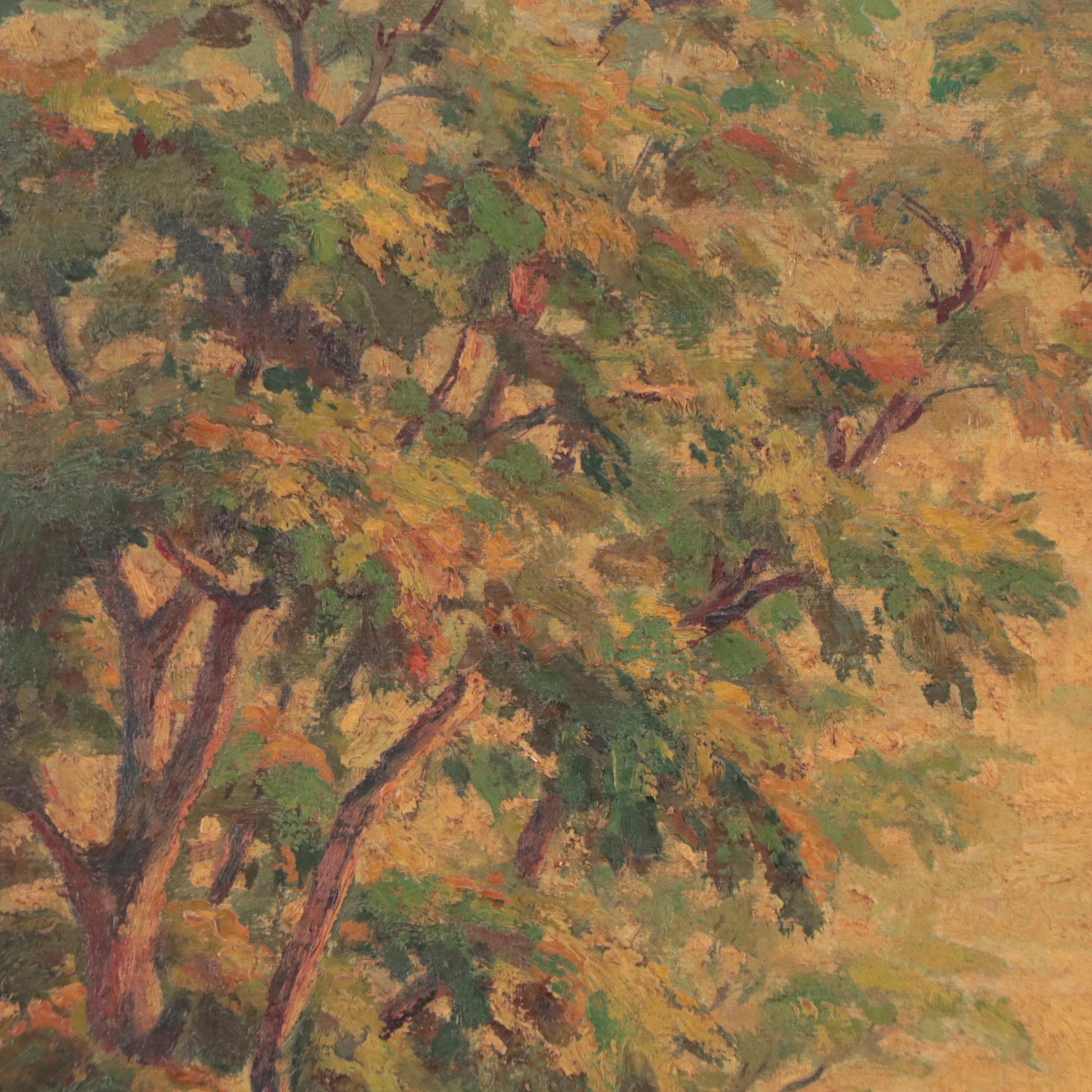 John Thomason Landscape Oil Painting, 1938 | EBTH