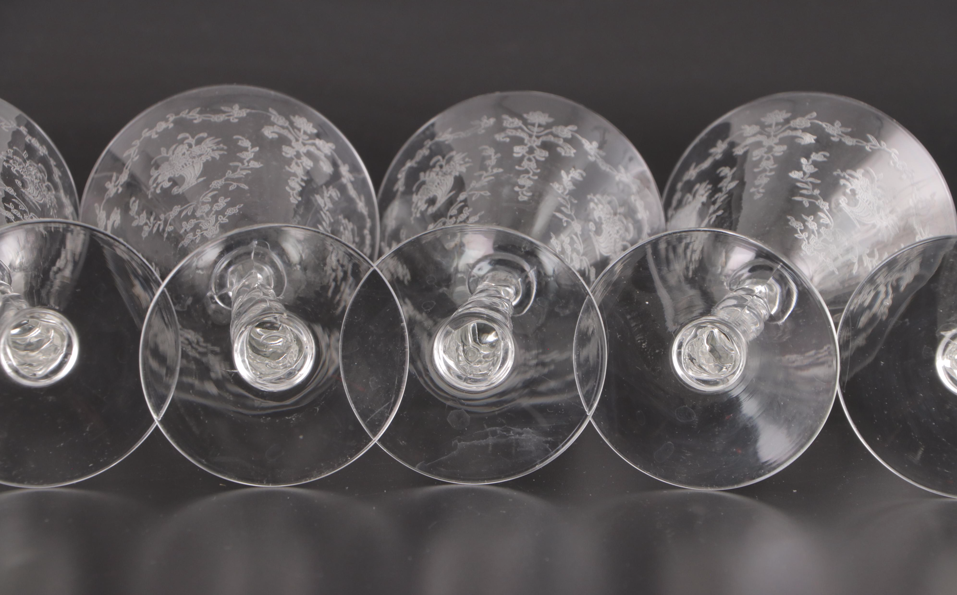 Fostoria "Mayflower" Glass Stemware | EBTH