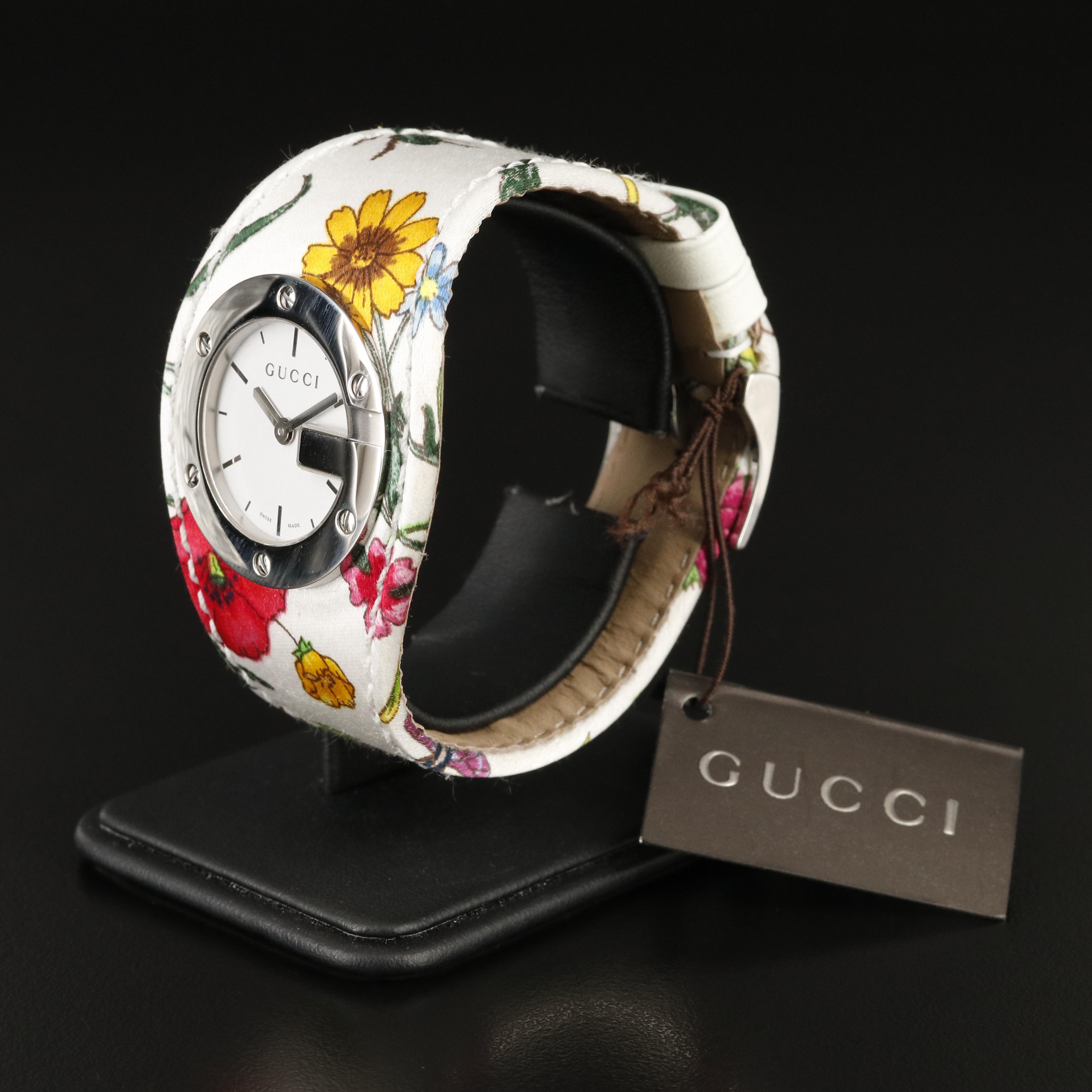 Gucci Special Edition 2005 Floral Pattern Wristwatch | EBTH
