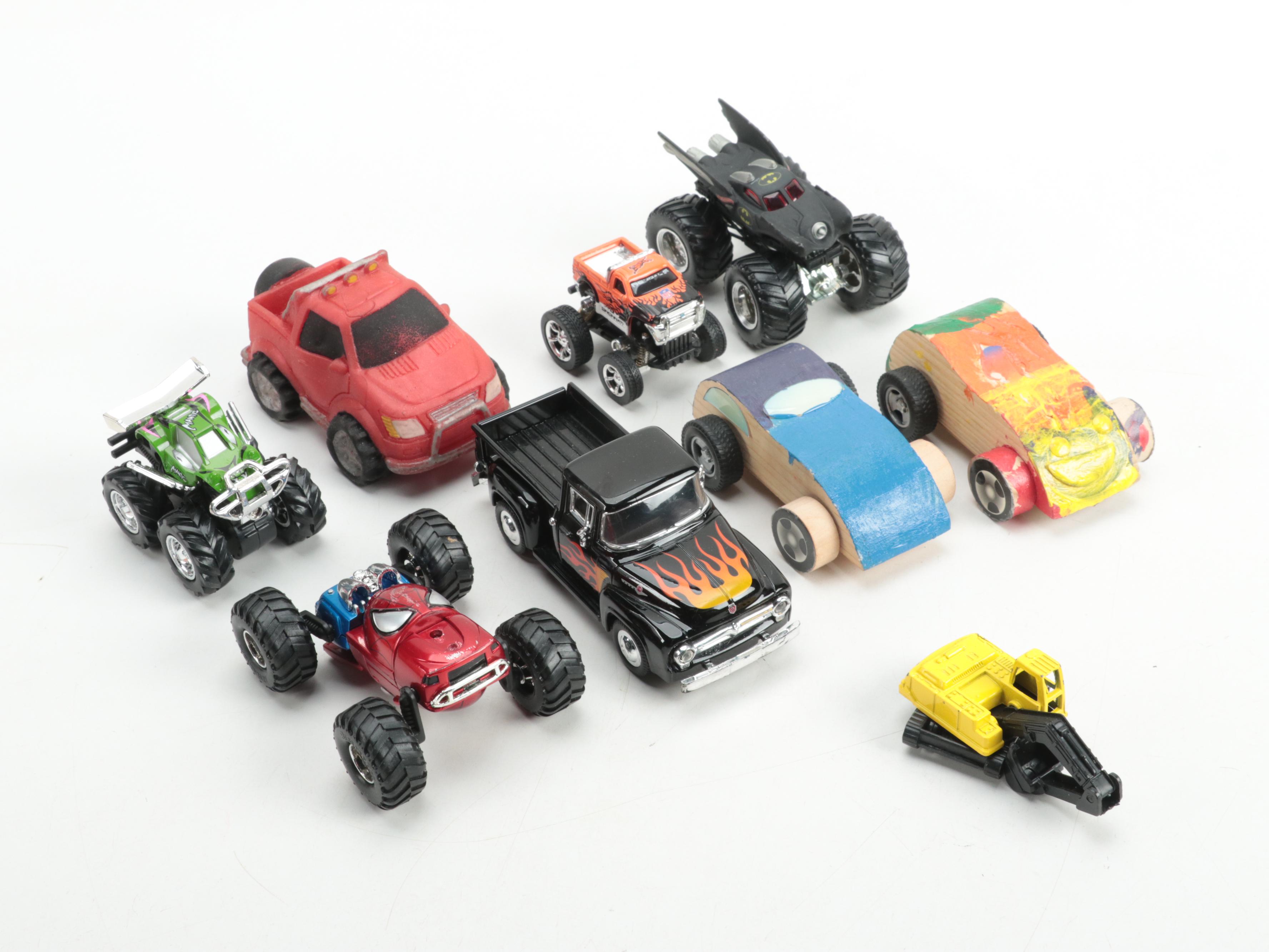 Transformer Action Figure with Other Cars and Race Track | EBTH