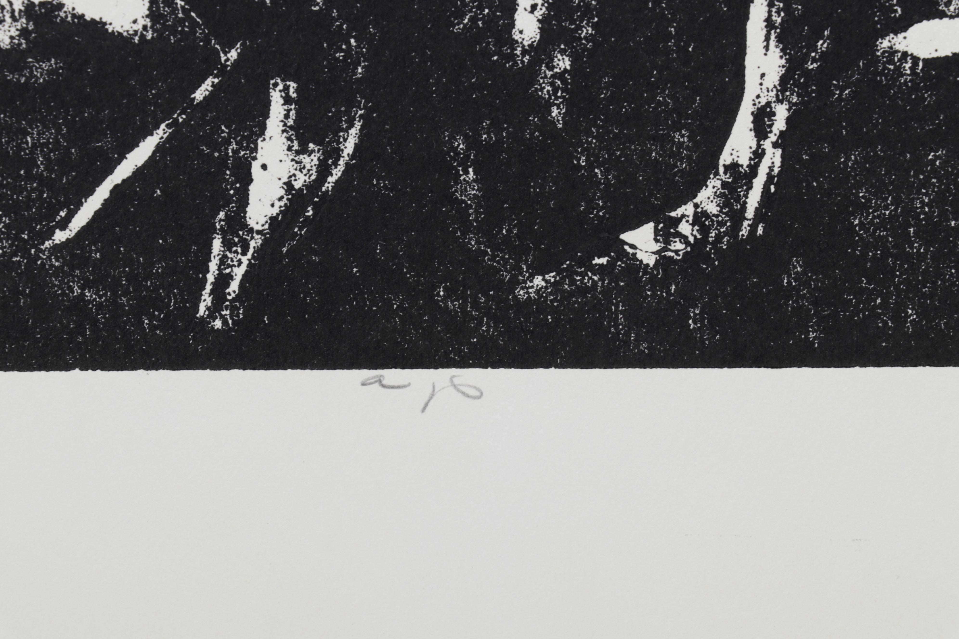 Sidney Chafetz Woodcut "Mountain Landscape," 1971 | EBTH