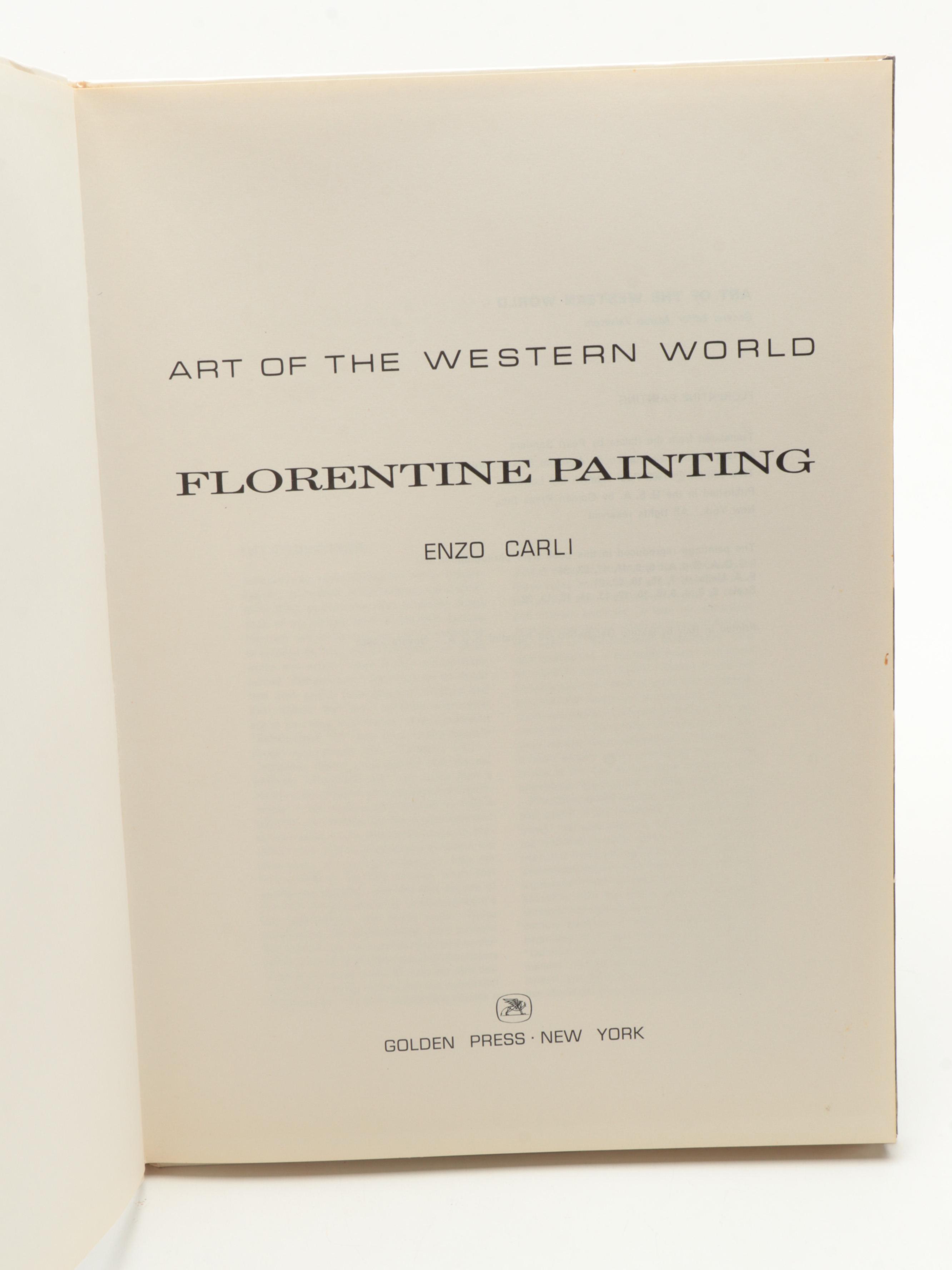 "Art of the Western World: Venetian Painting", "Florentine Painting" and More | EBTH