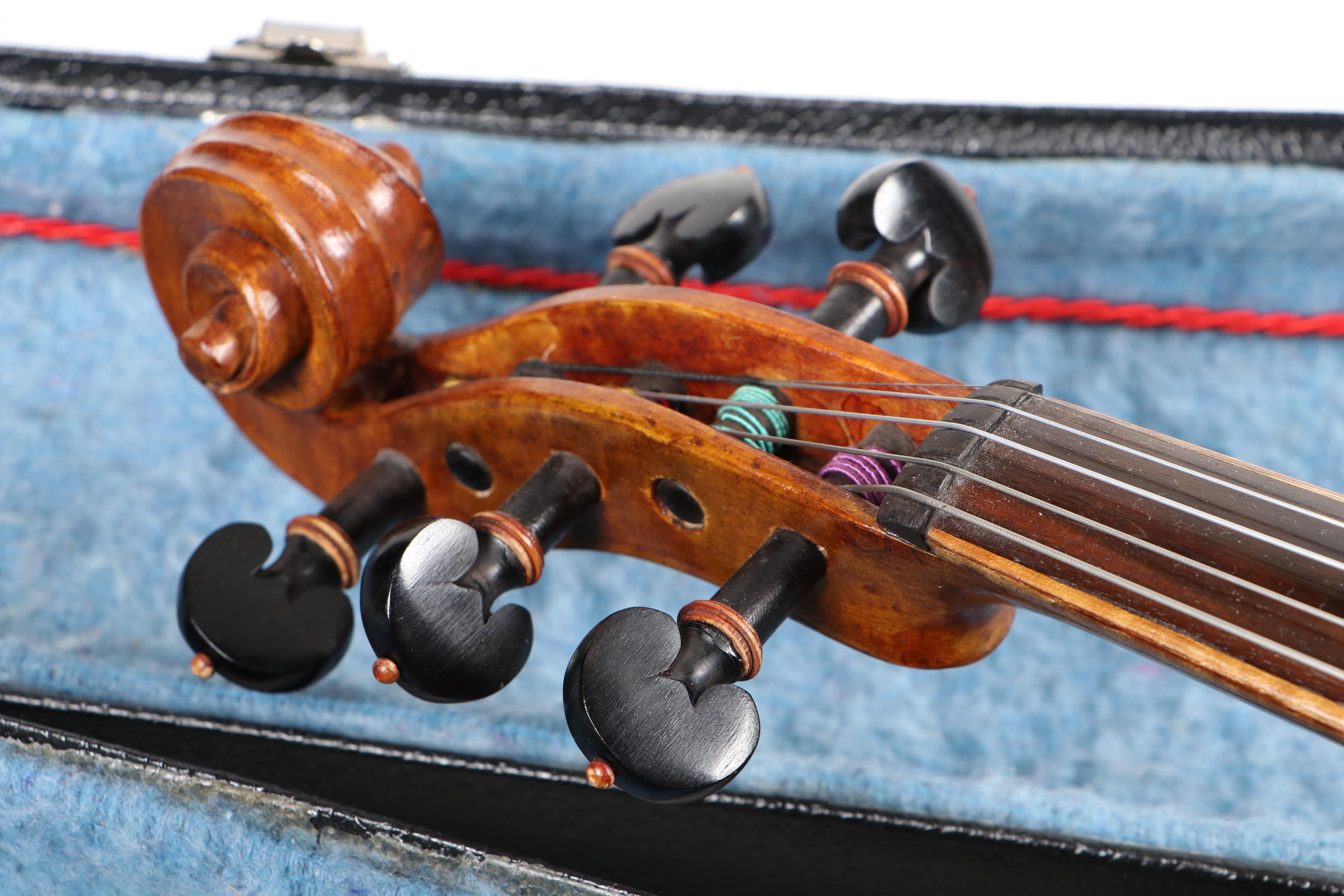 Neuner & Hornsteiner Mittenwald German Viola with Case, Late 19th ...