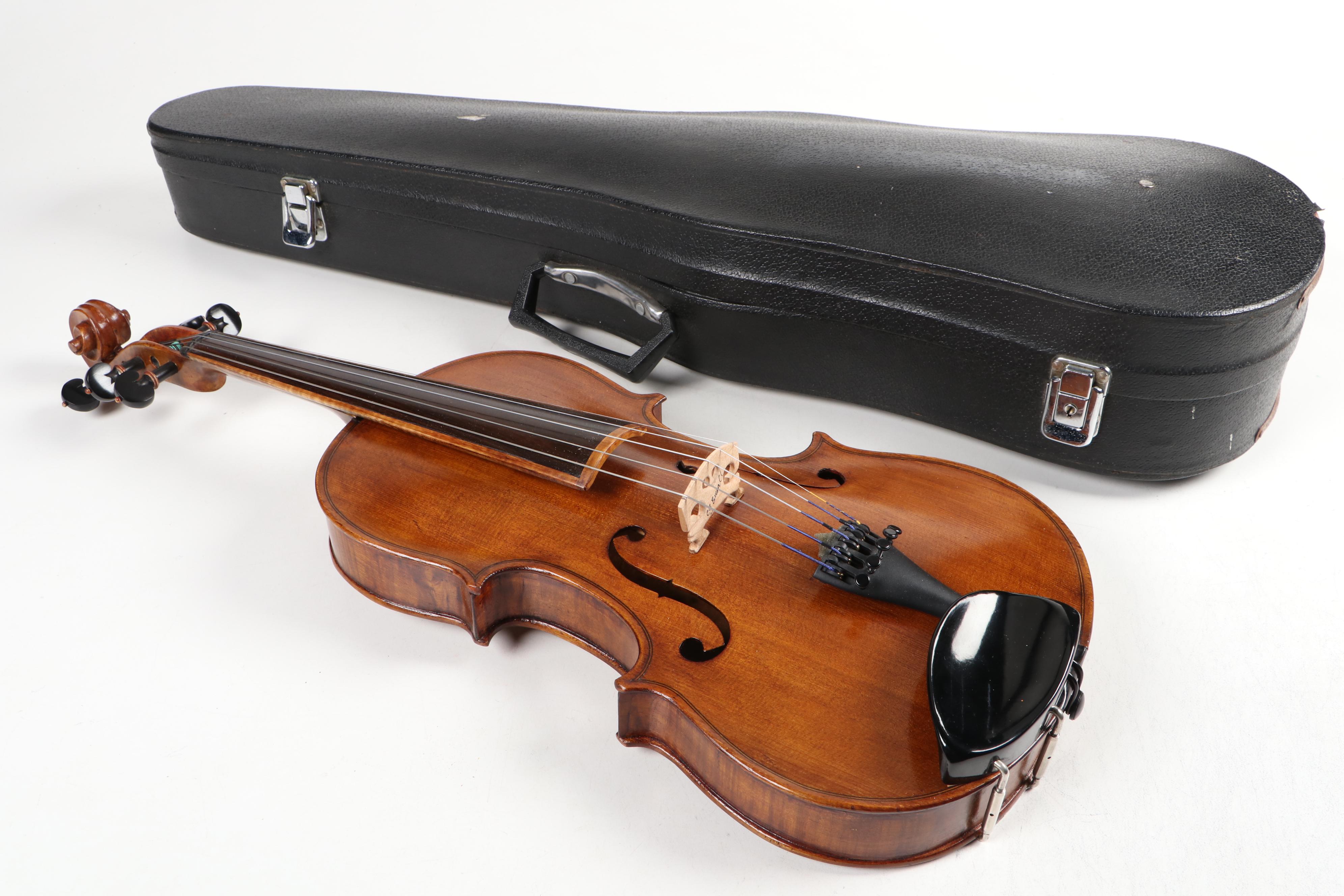 Neuner & Hornsteiner Mittenwald German Viola with Case, Late 19th ...
