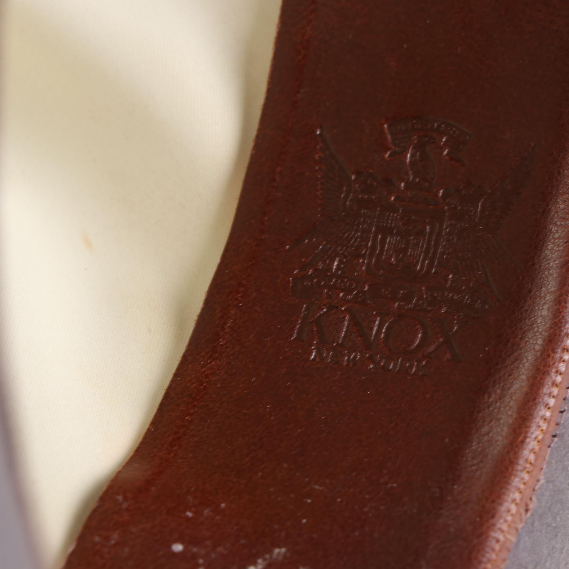 Knox New York Homburg Hat in Wool Felt with Box | EBTH