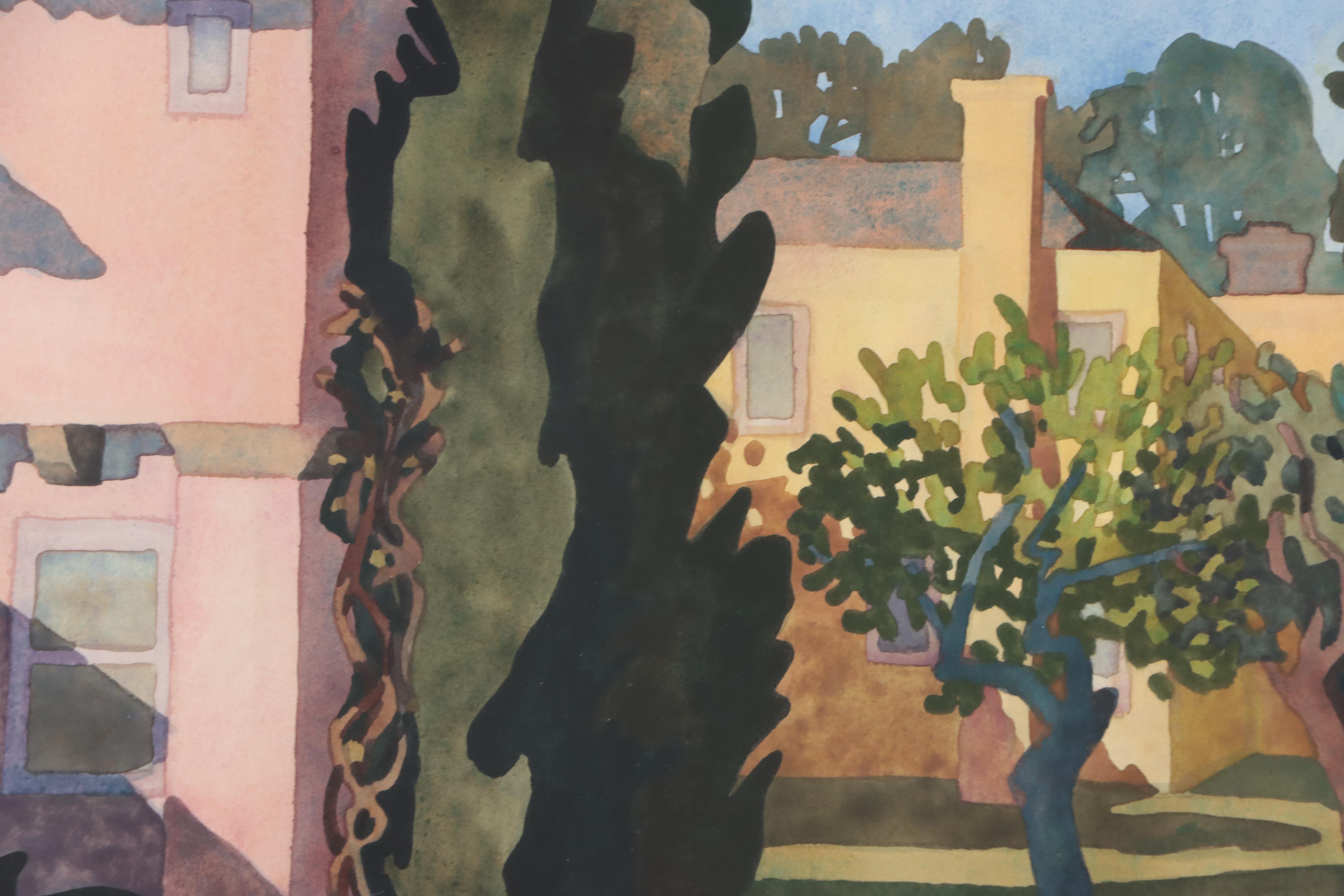 Carolyn Marie Lord Watercolor Painting "Livermore House," 1987 | EBTH