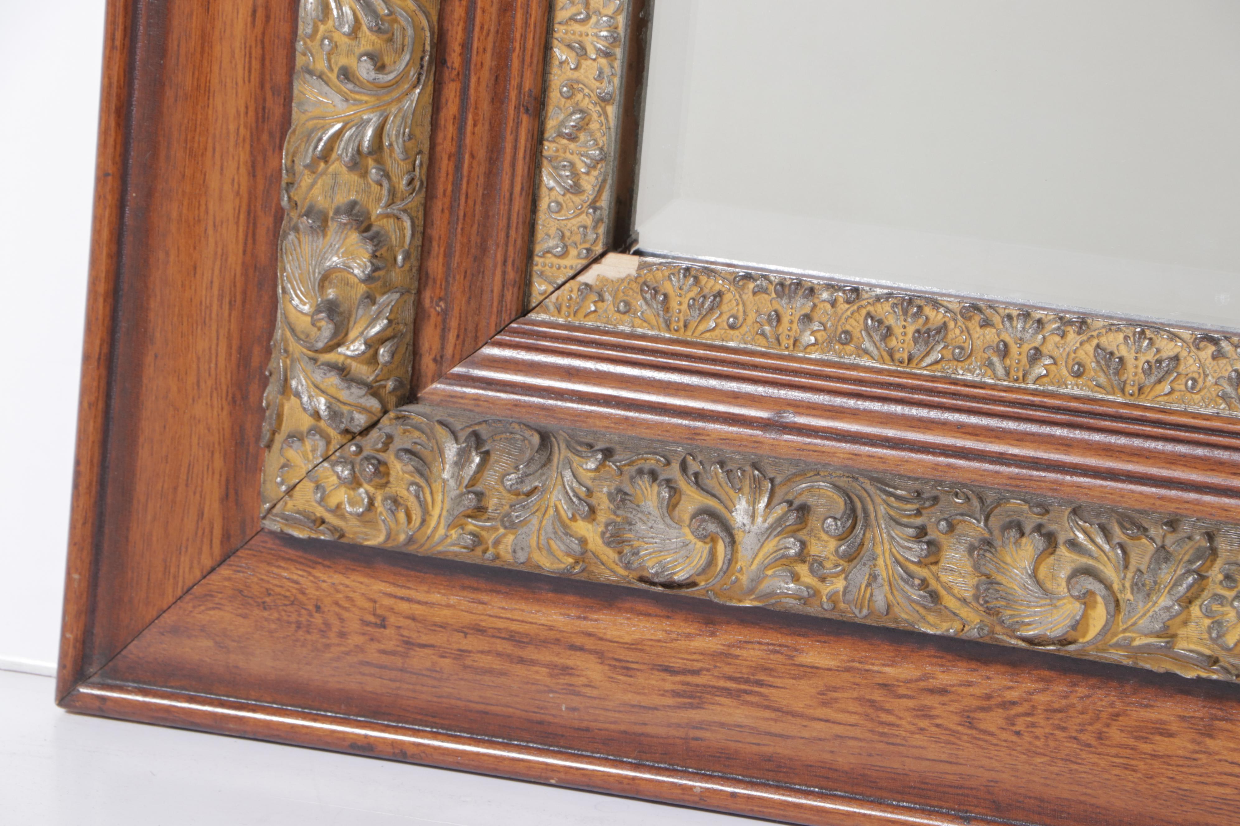 Gesso and Carved Wood Frame With Mirror | EBTH
