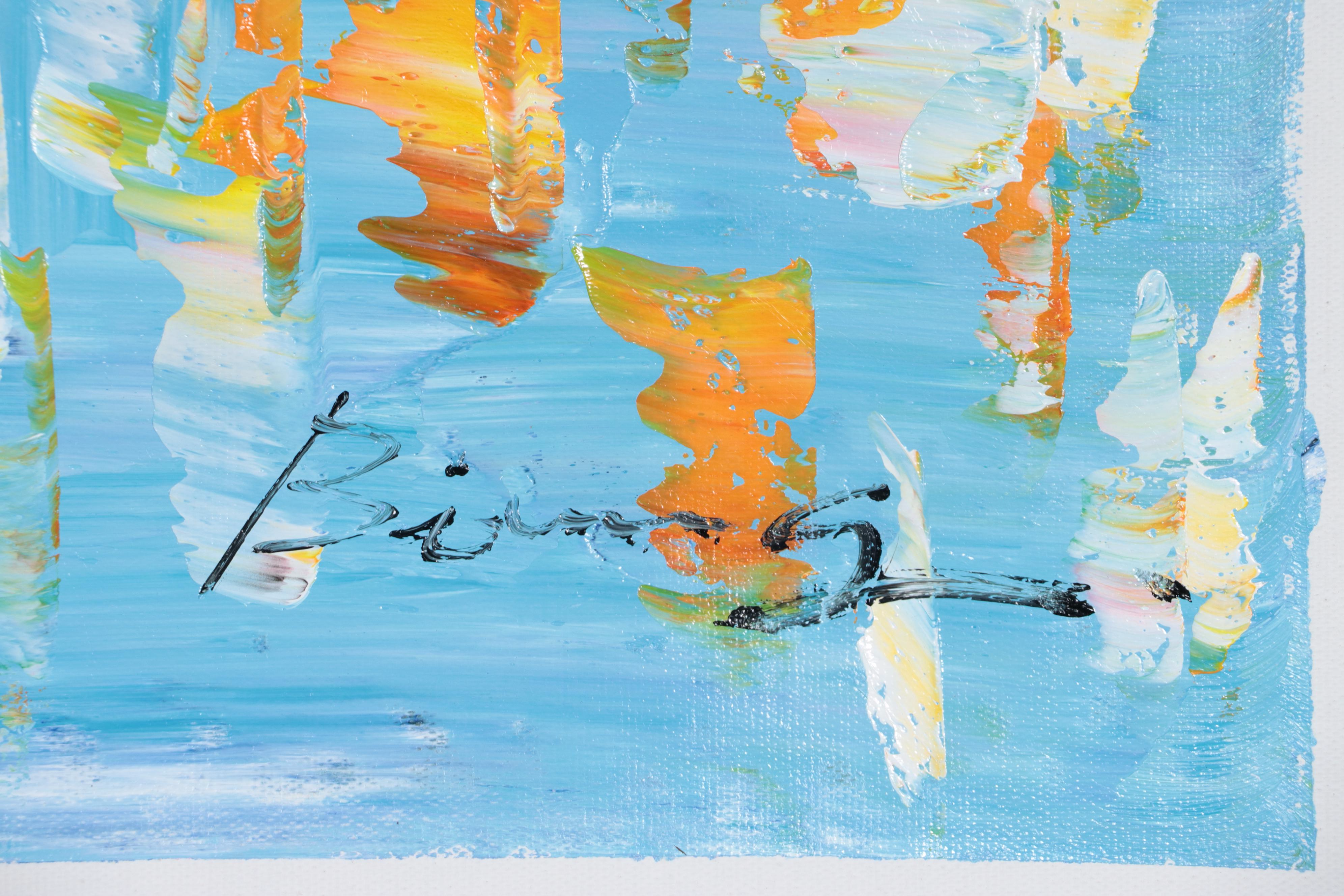 Bing Expressionistic Style Abstract Oil Painting, 21st Century | EBTH