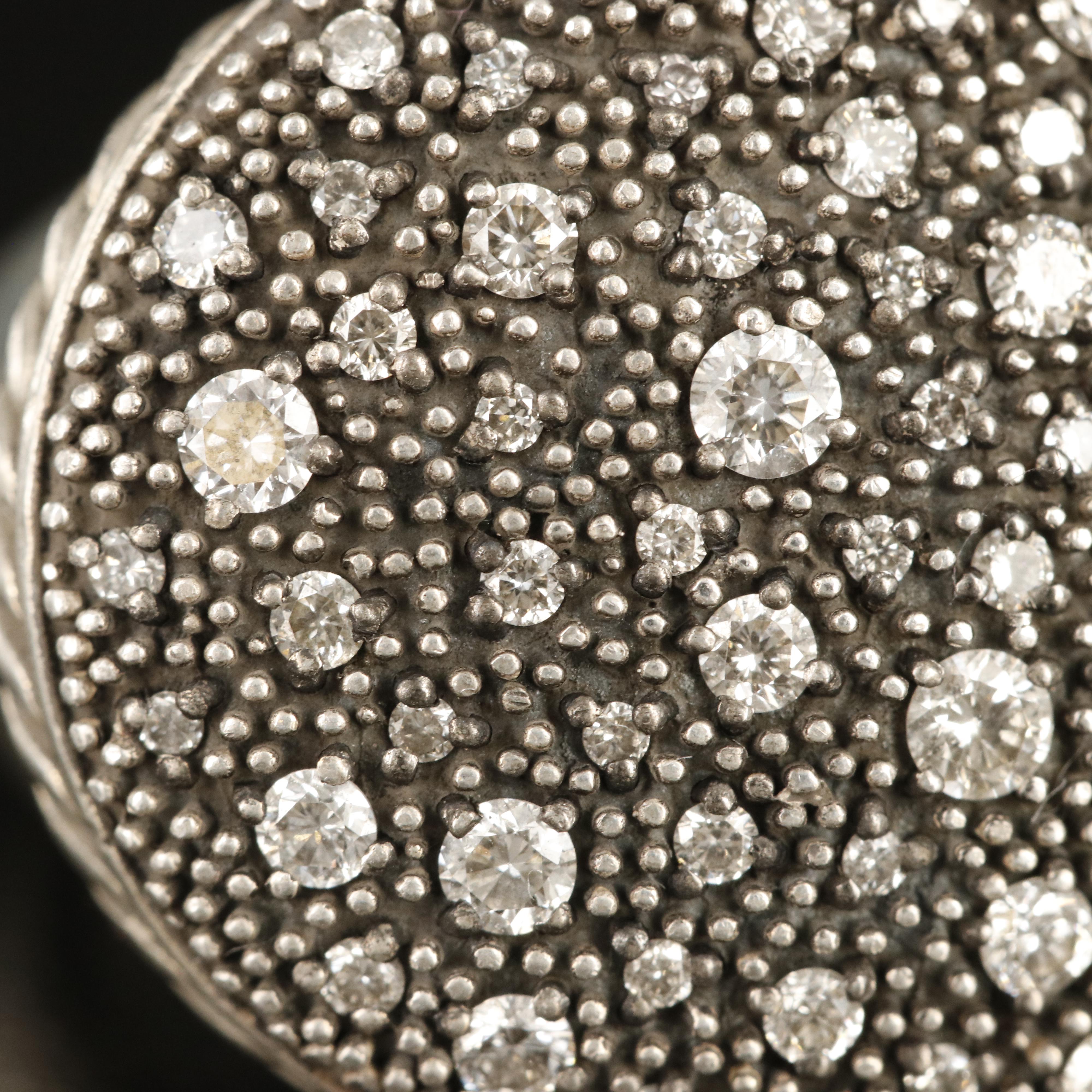 David Yurman "Starlight" Sterling Diamond Ring | EBTH