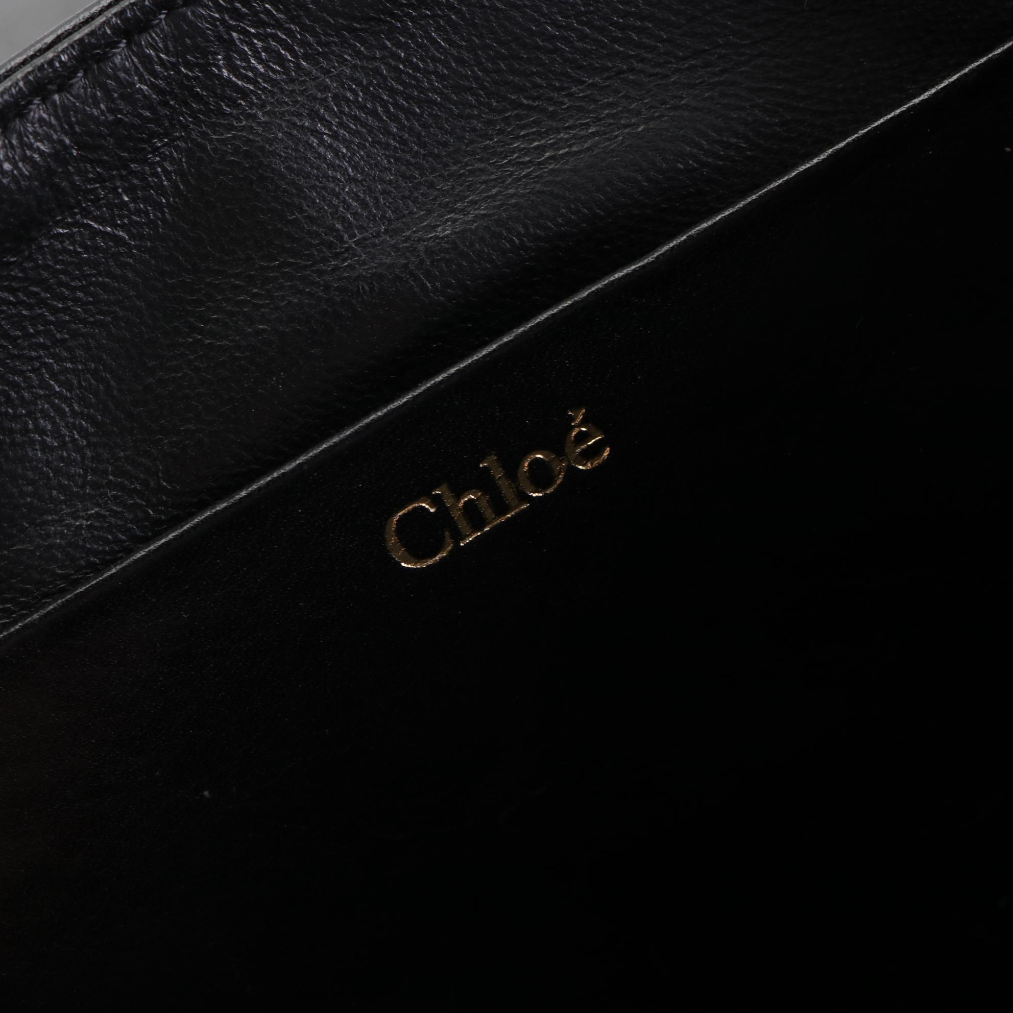 Chloé June Leather Bow Front Flap Bag | EBTH