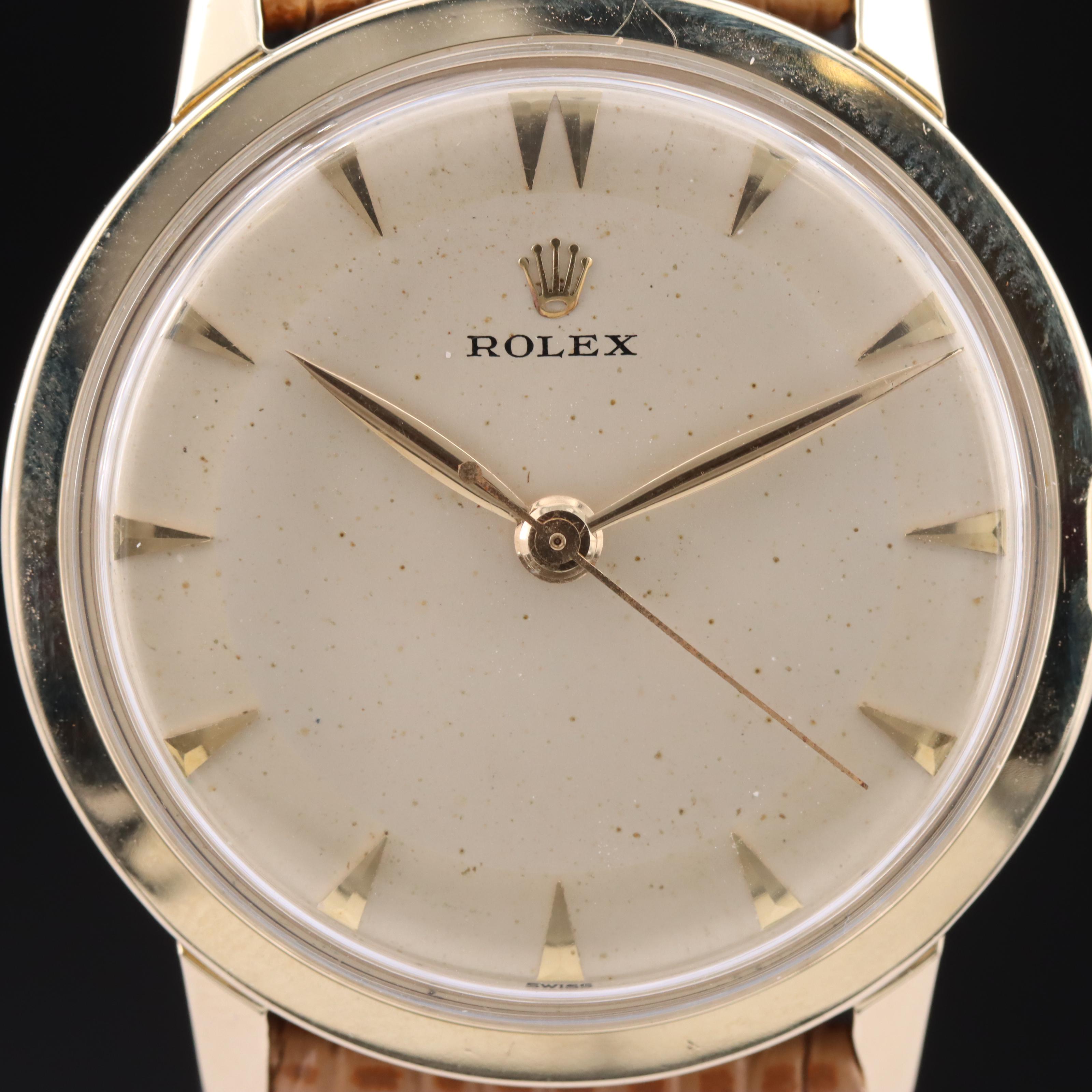 Vintage Rolex 14K Manual Wind Wristwatch | EBTH