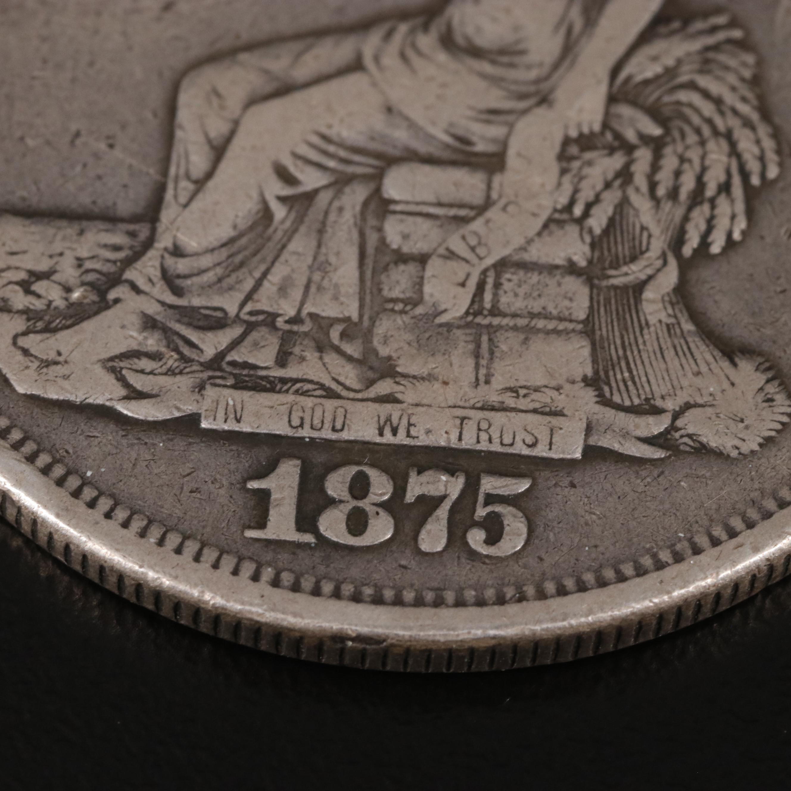 1875-CC Trade Silver Dollar | EBTH