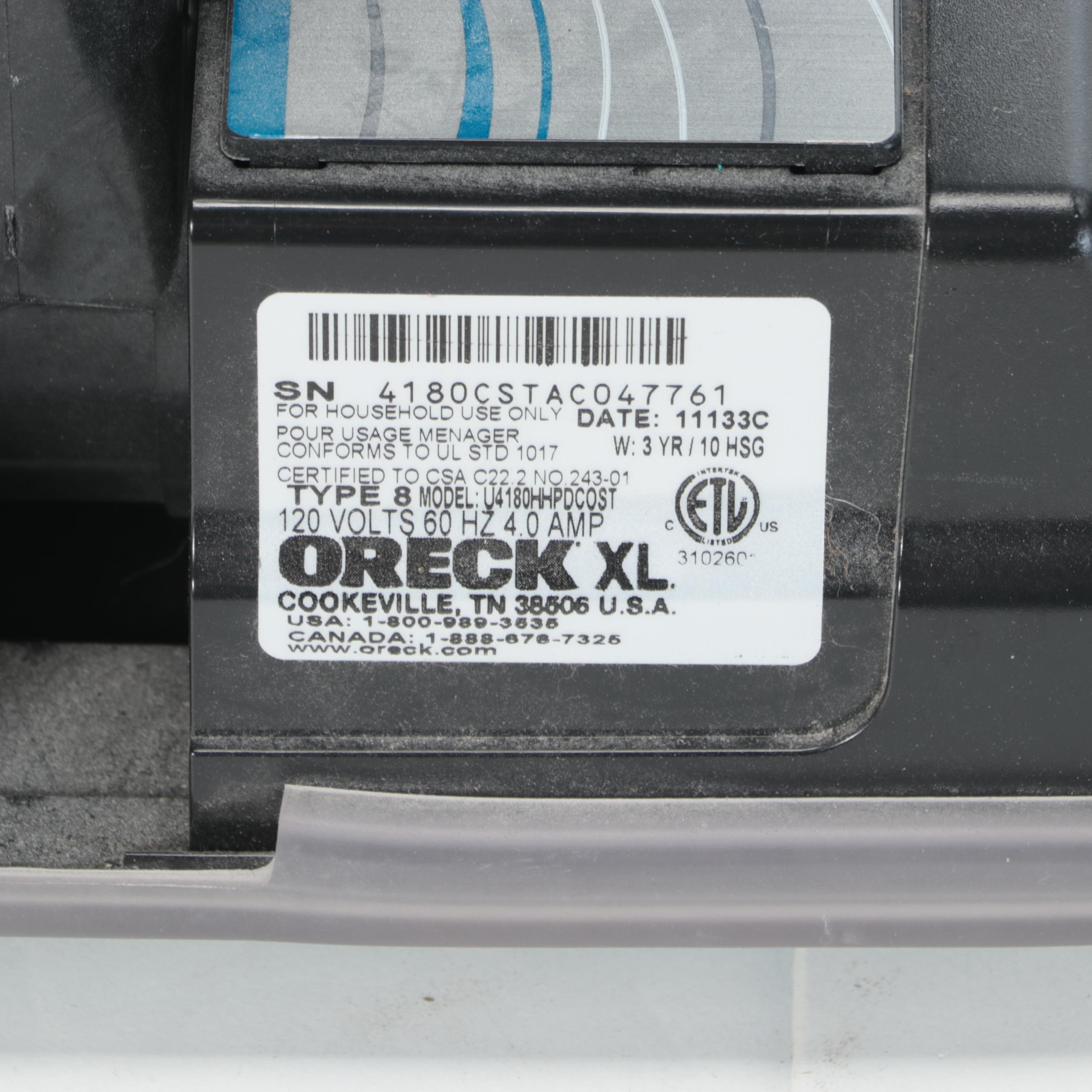 Oreck XL Pro Plus II Vacuum Cleaner | EBTH