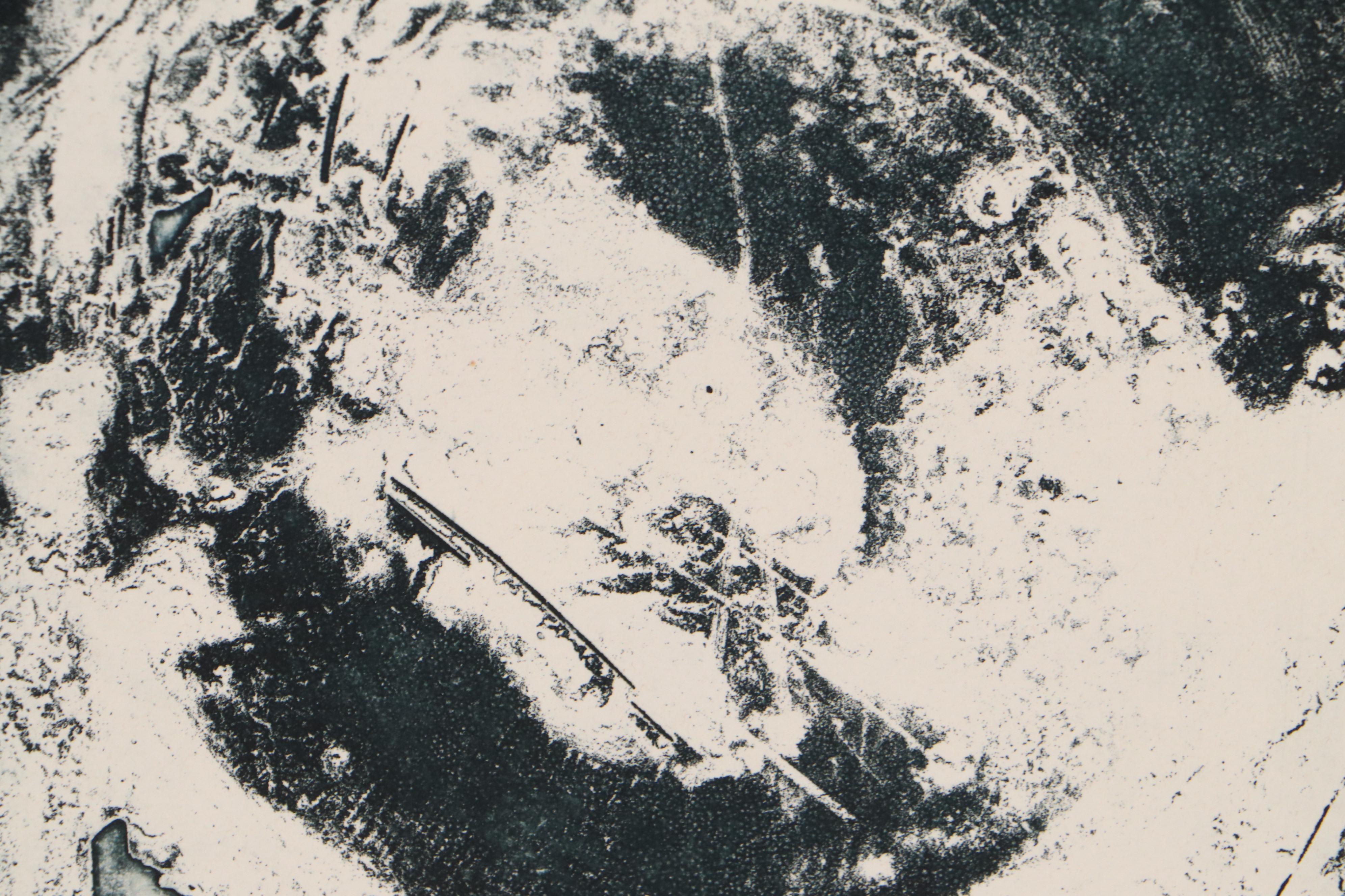 Sarah Roush Abstract Aquatint Etchings "Seething III," 1982 | EBTH